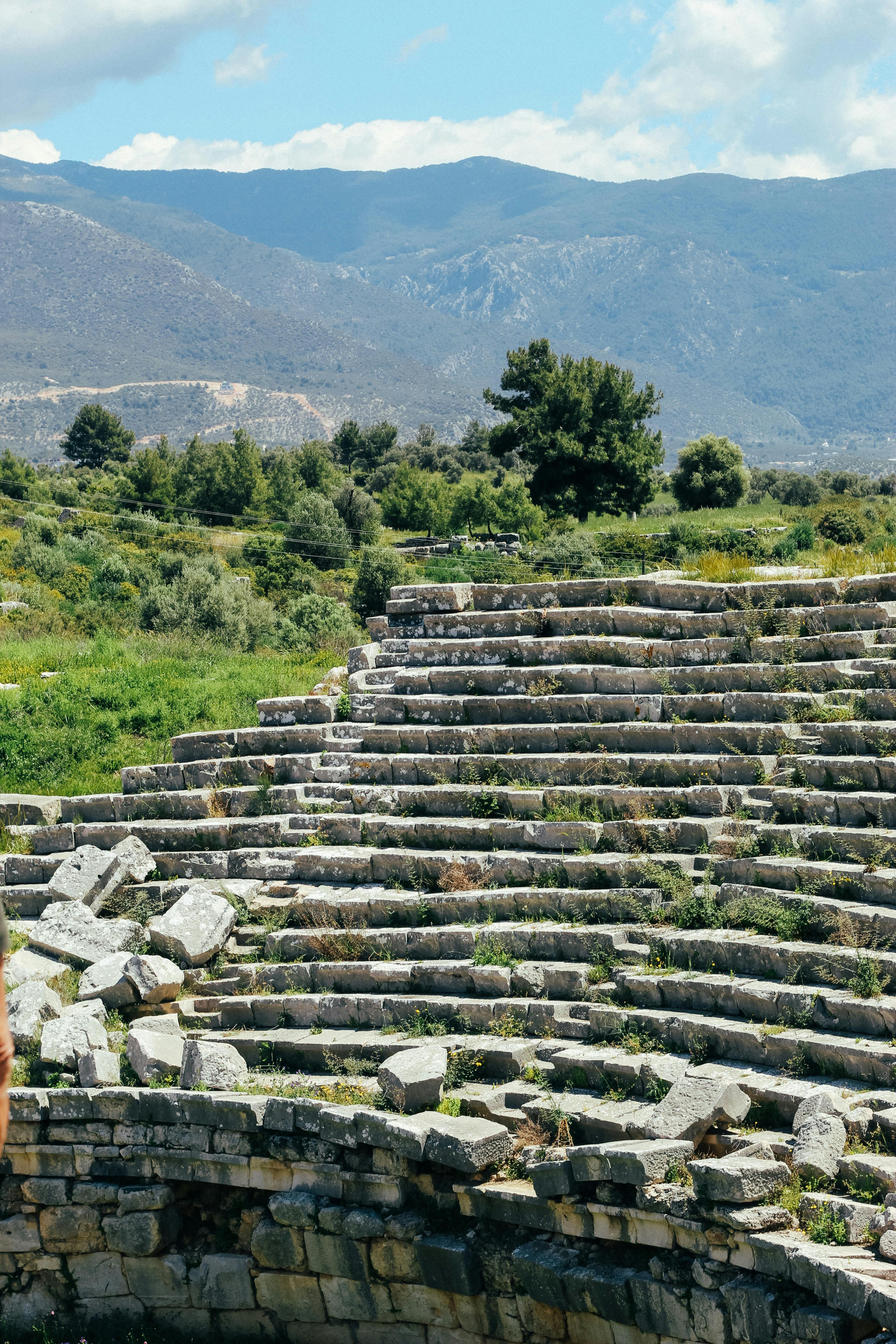 Stone Ruins of Ancient Amphitheater · Free Stock Photo