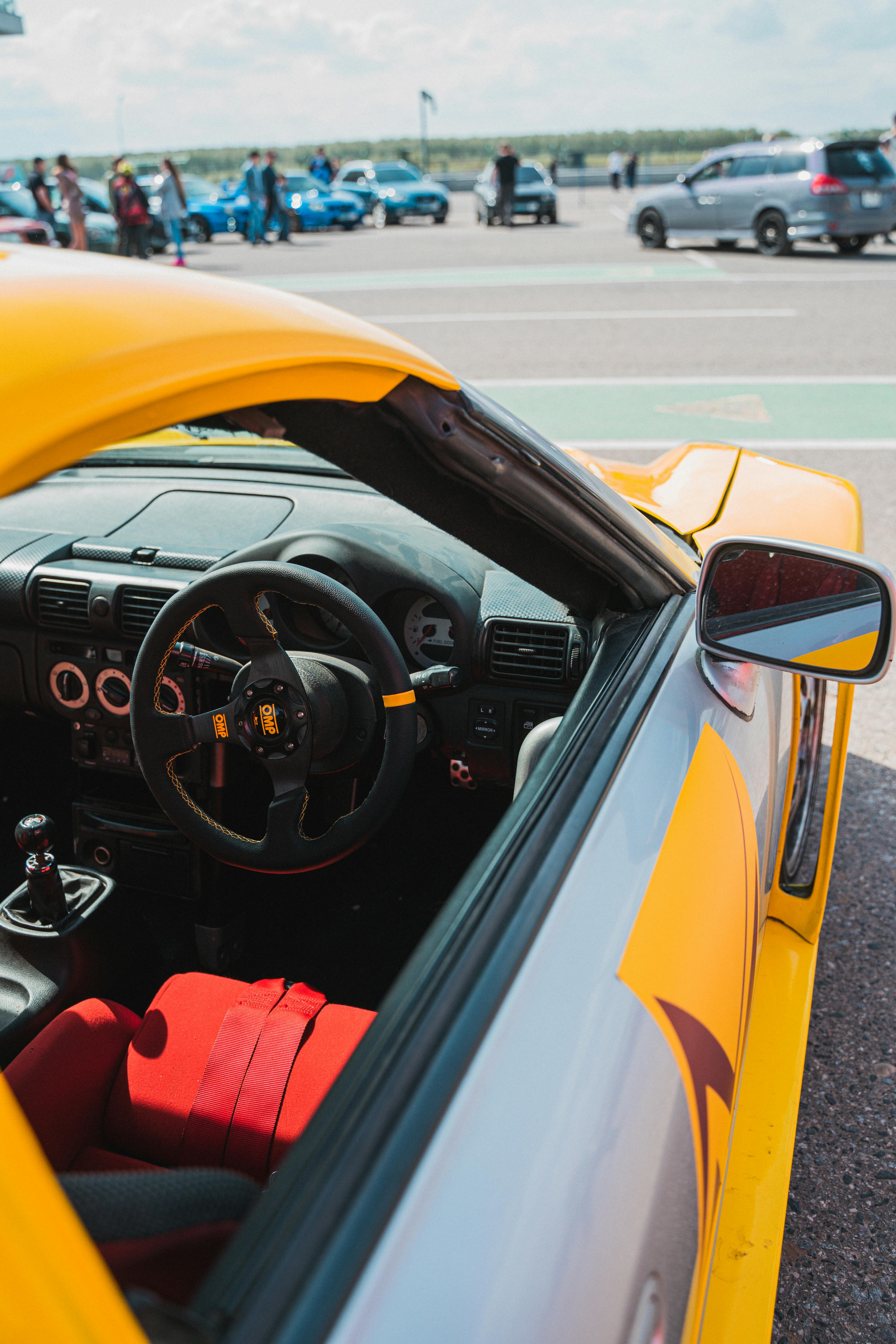 Interior of a Sports Car at the Car Show · Free Stock Photo