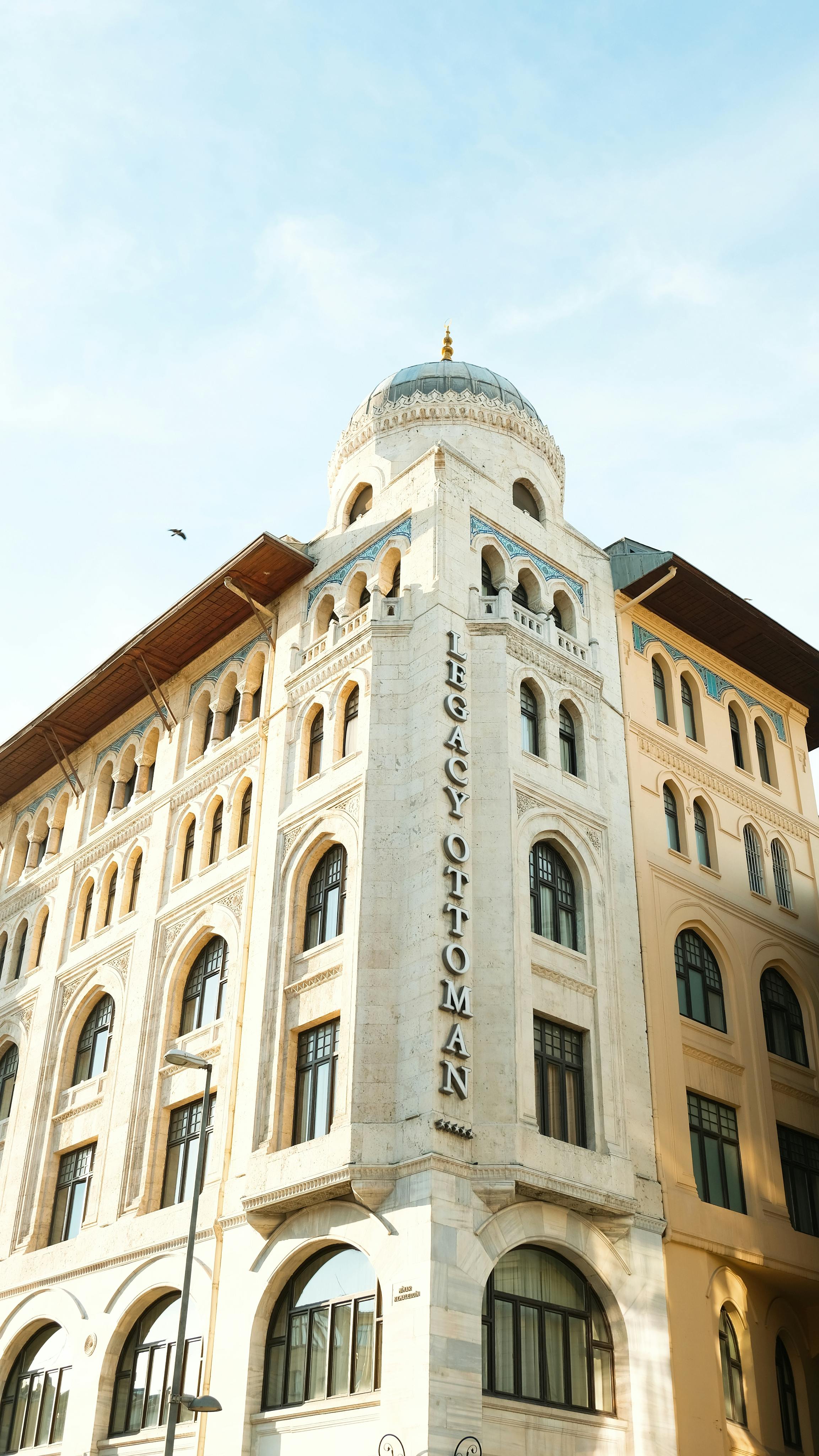 Spiral Stairway under a Glass Roof of Diri Han Building in Istanbul ...