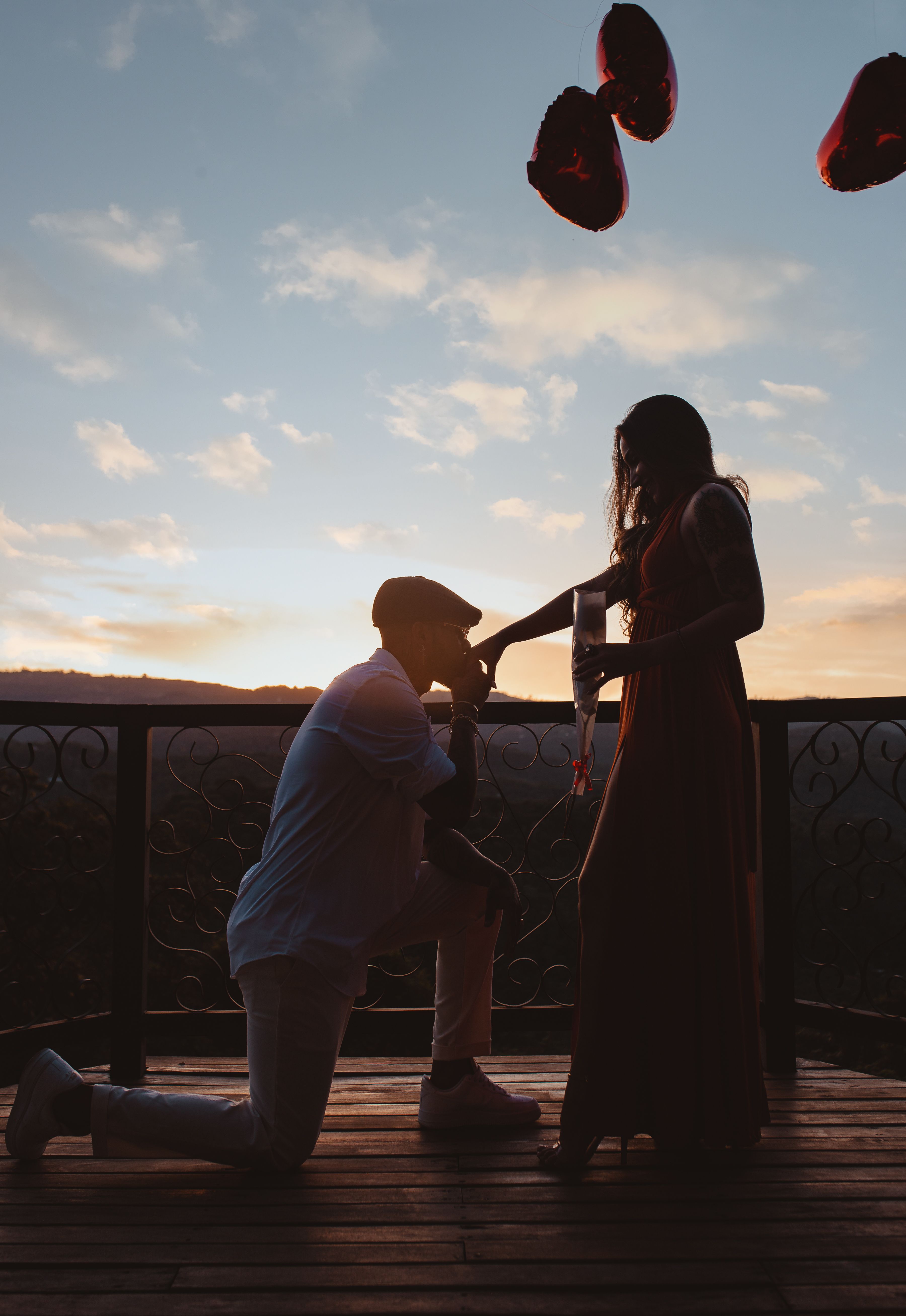Man Kneeling Before a Woman Making a Marriage Proposal · Free Stock Photo