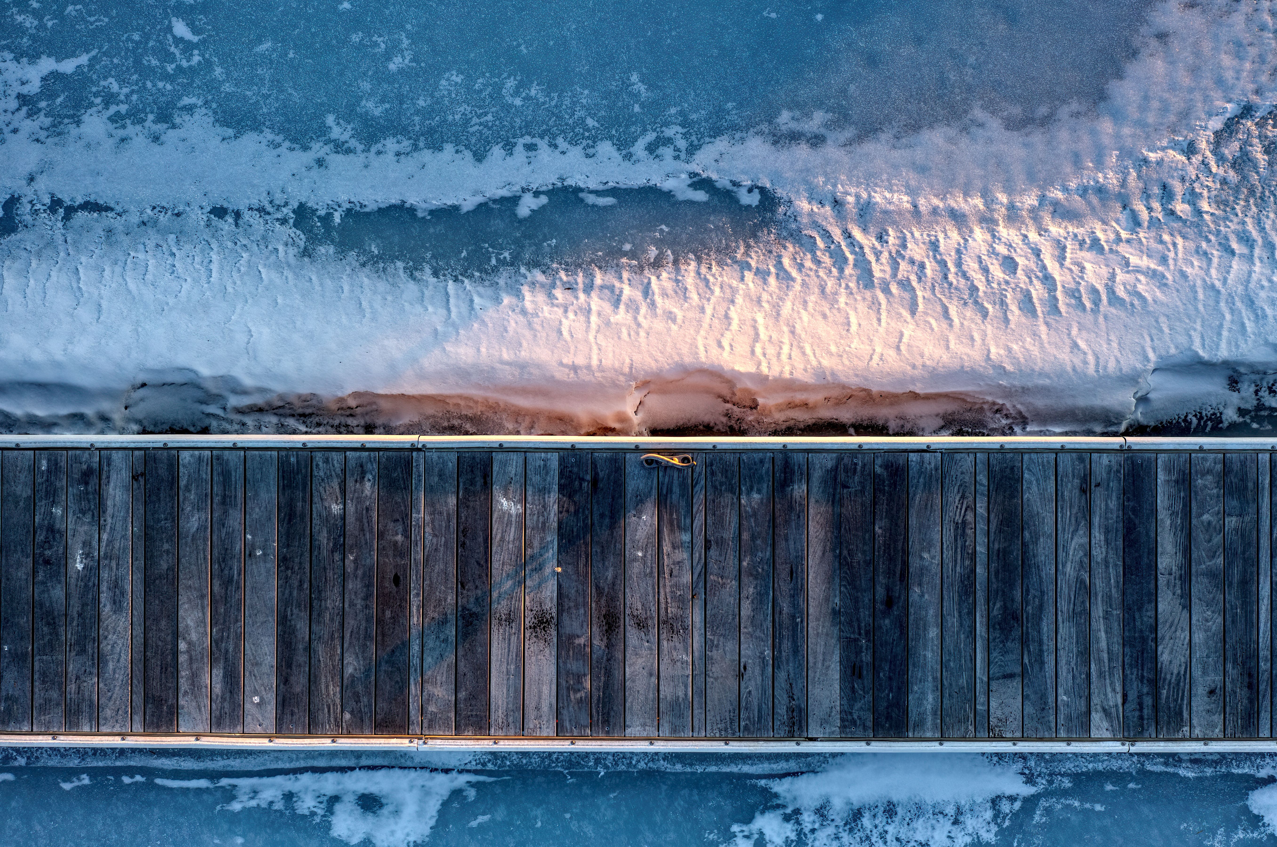 Top View of a Pier · Free Stock Photo