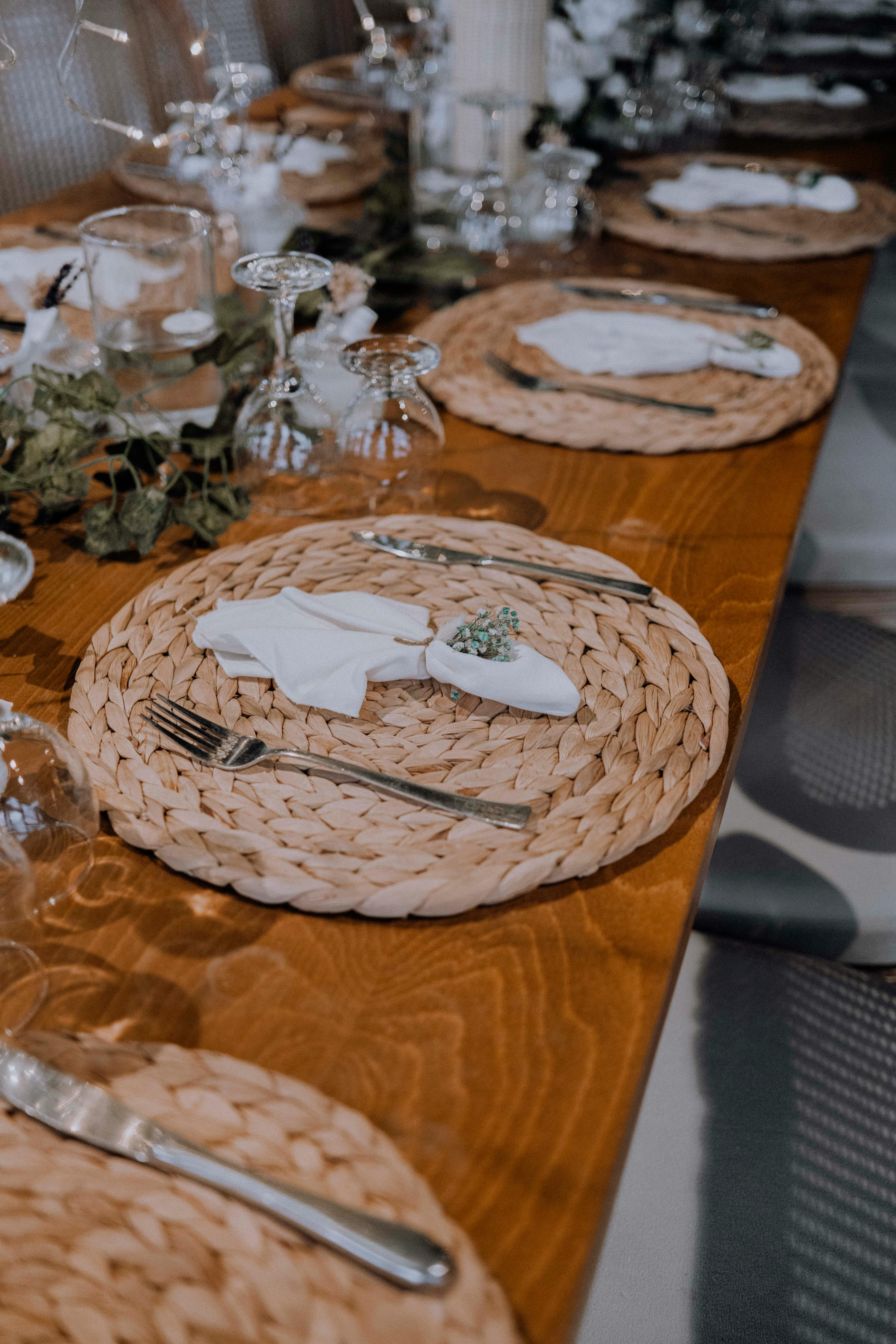 An Elegant Round Table Setting · Free Stock Photo
