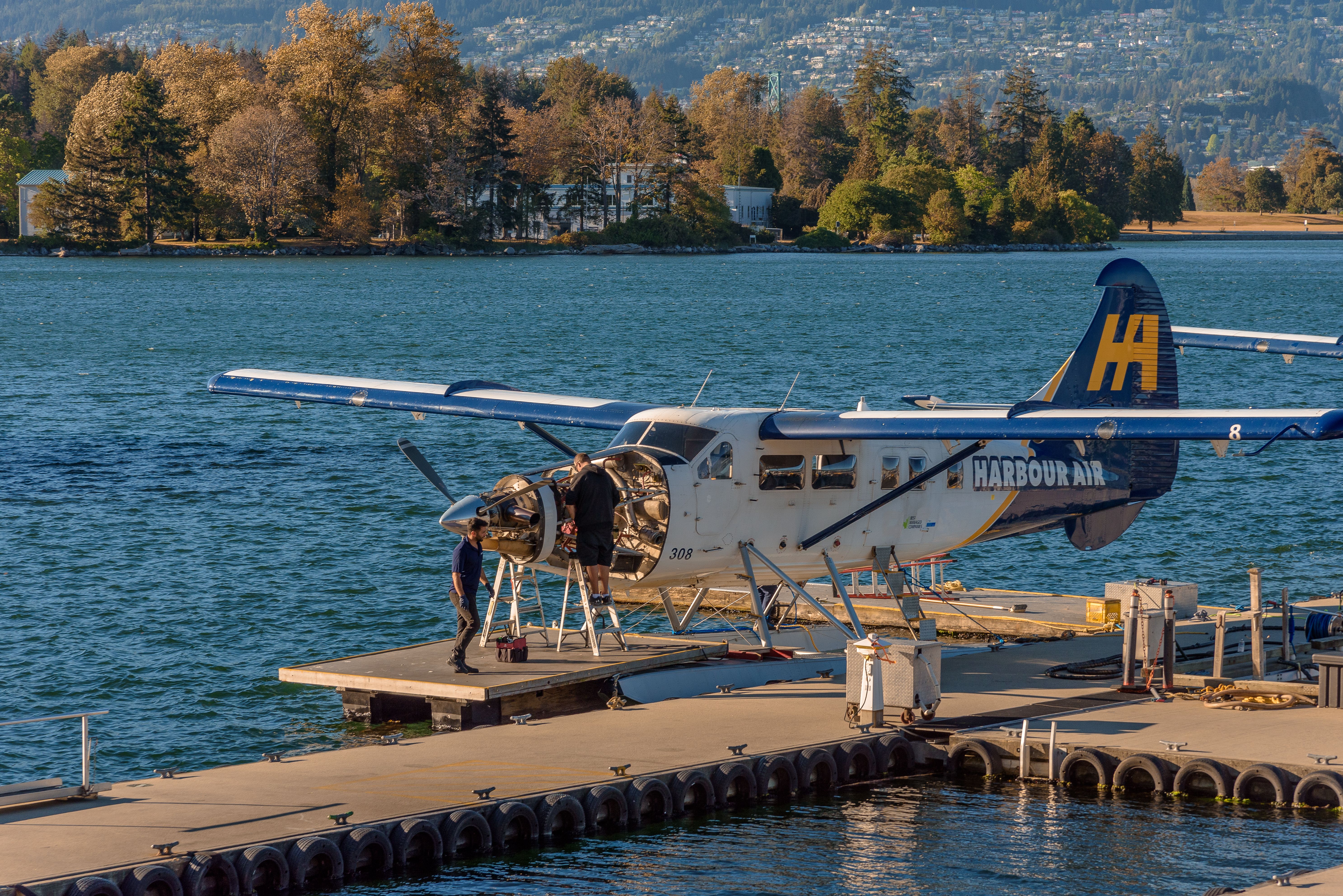 Aircraft on a Pier · Free Stock Photo