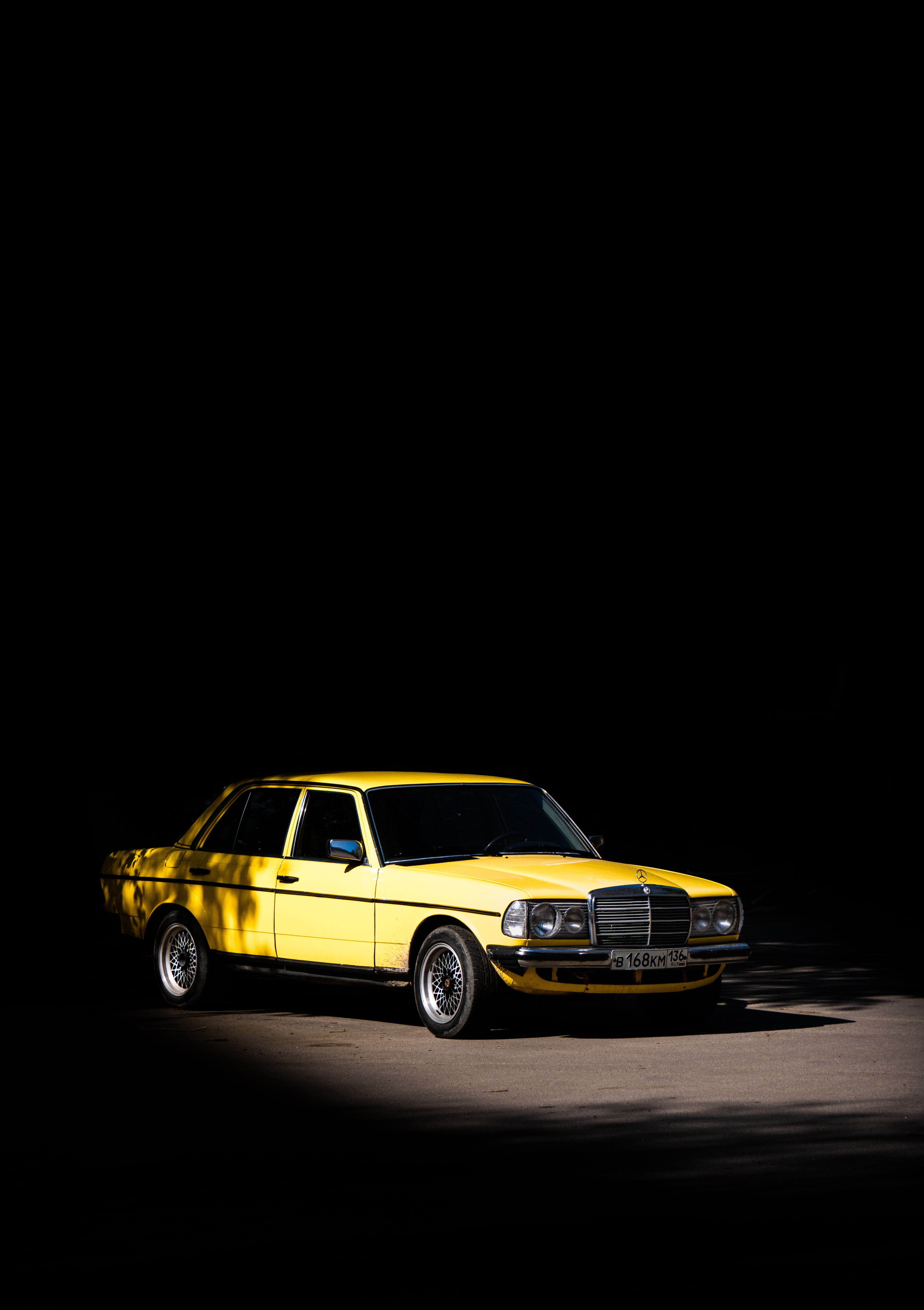 Classic Yellow Car · Free Stock Photo