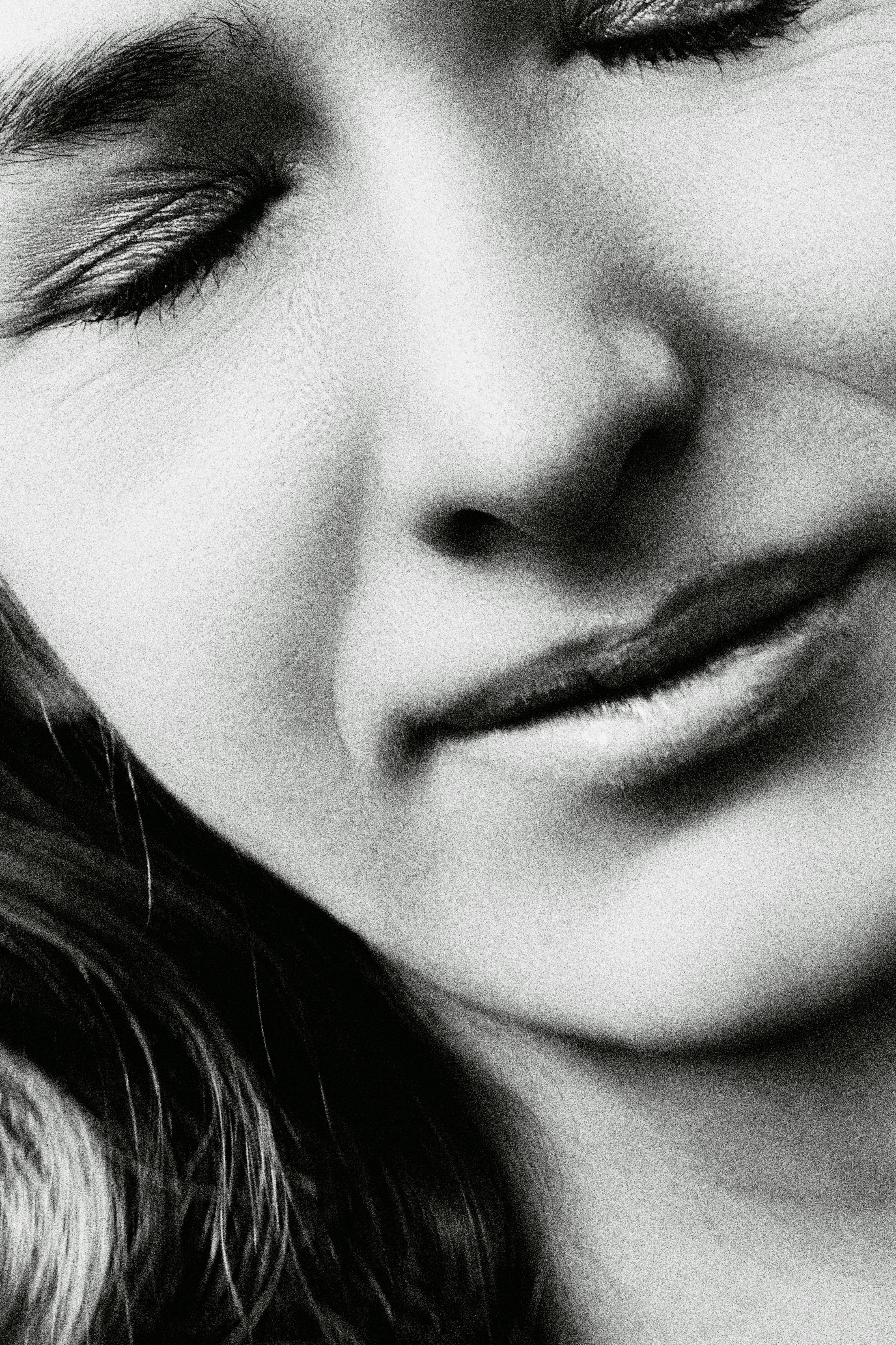 Woman Face with Eyes Closed · Free Stock Photo