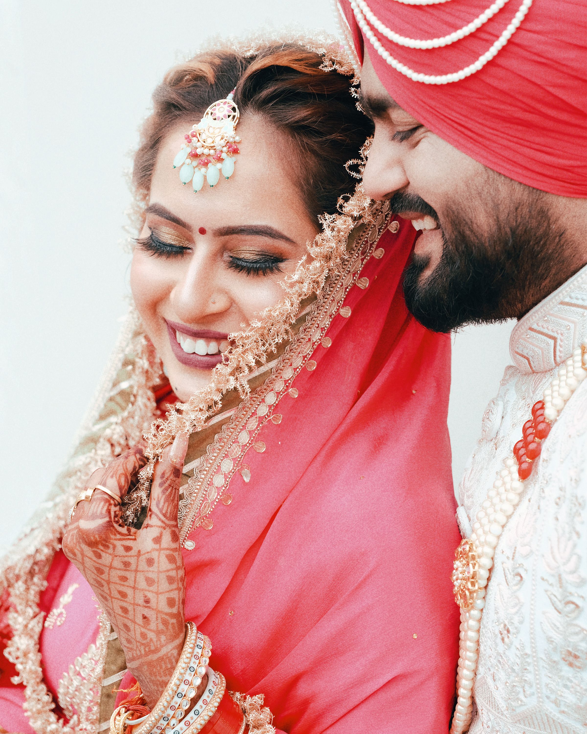 Bride and Groom in Traditional Clothing · Free Stock Photo