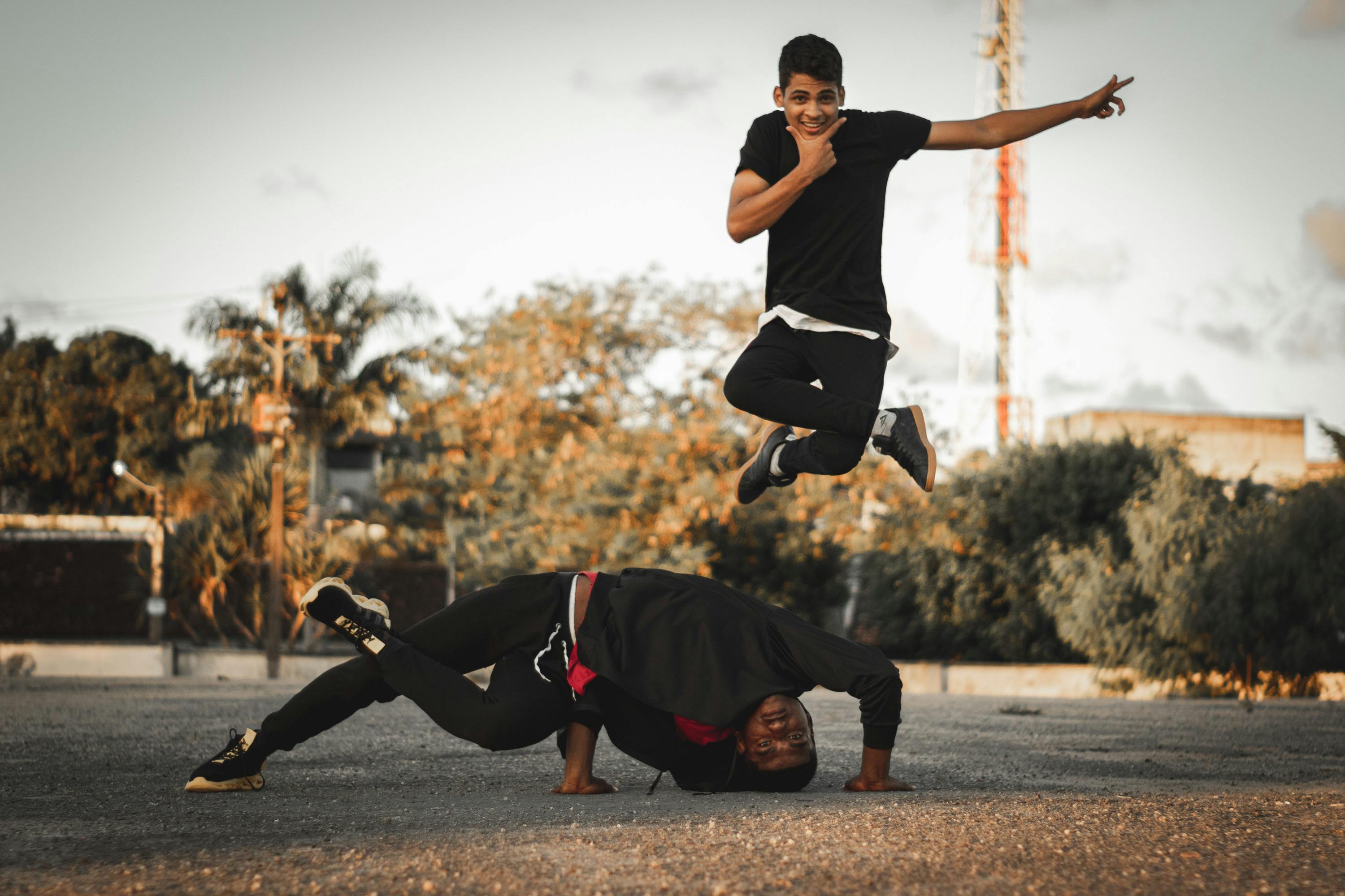 Men in Black Clothes Breakdancing · Free Stock Photo