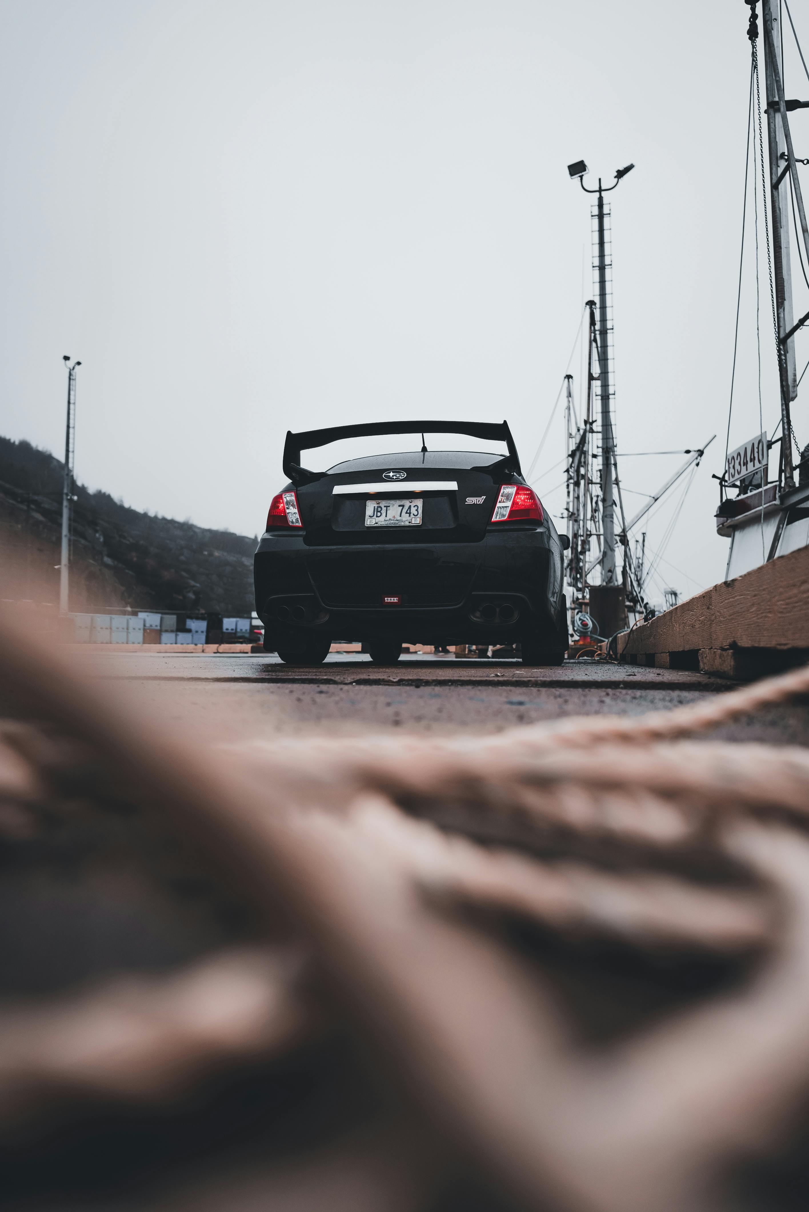 Subaru Impreza WRX STI in Parking Lot · Free Stock Photo