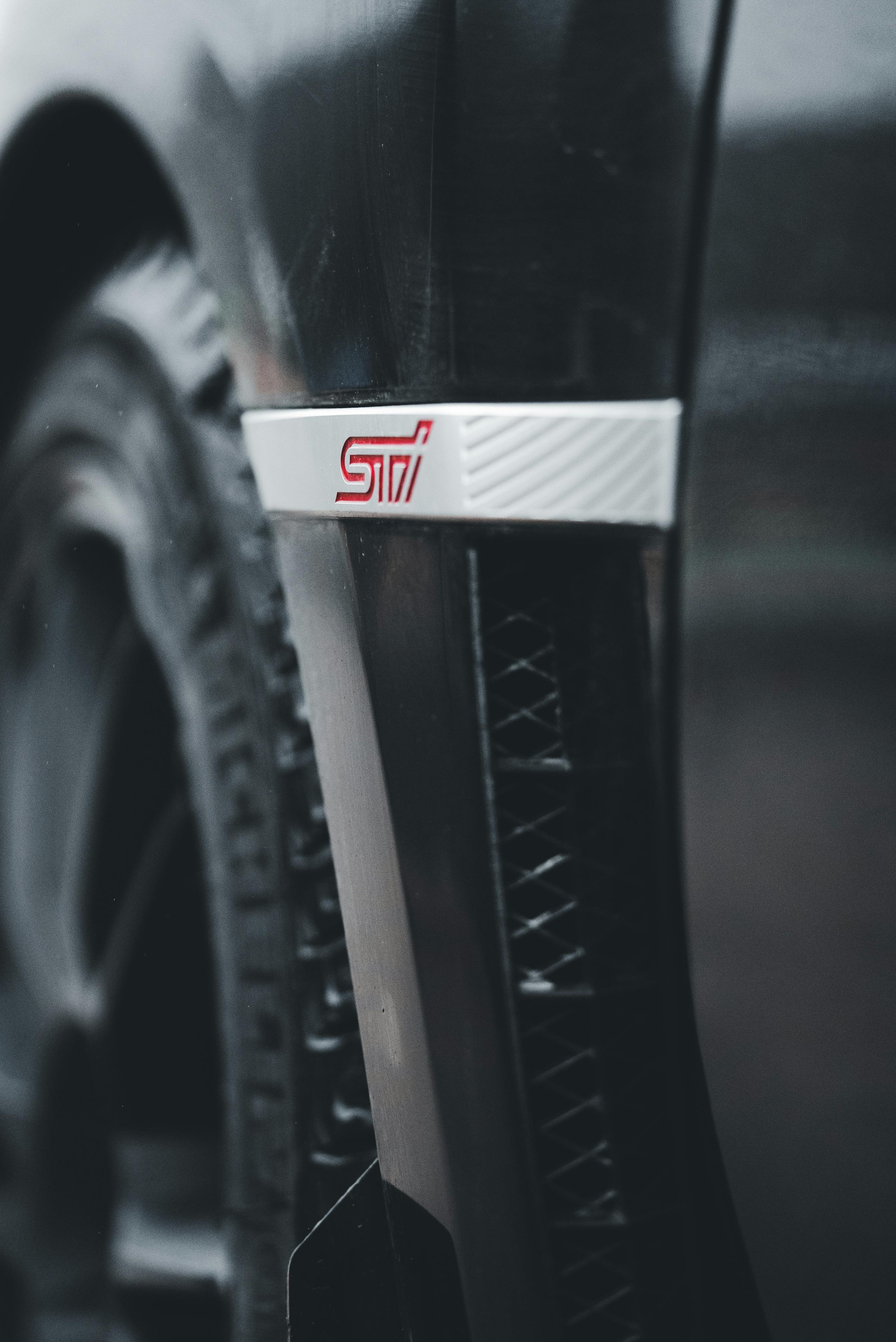 STI Text on Subaru Impreza Livery · Free Stock Photo