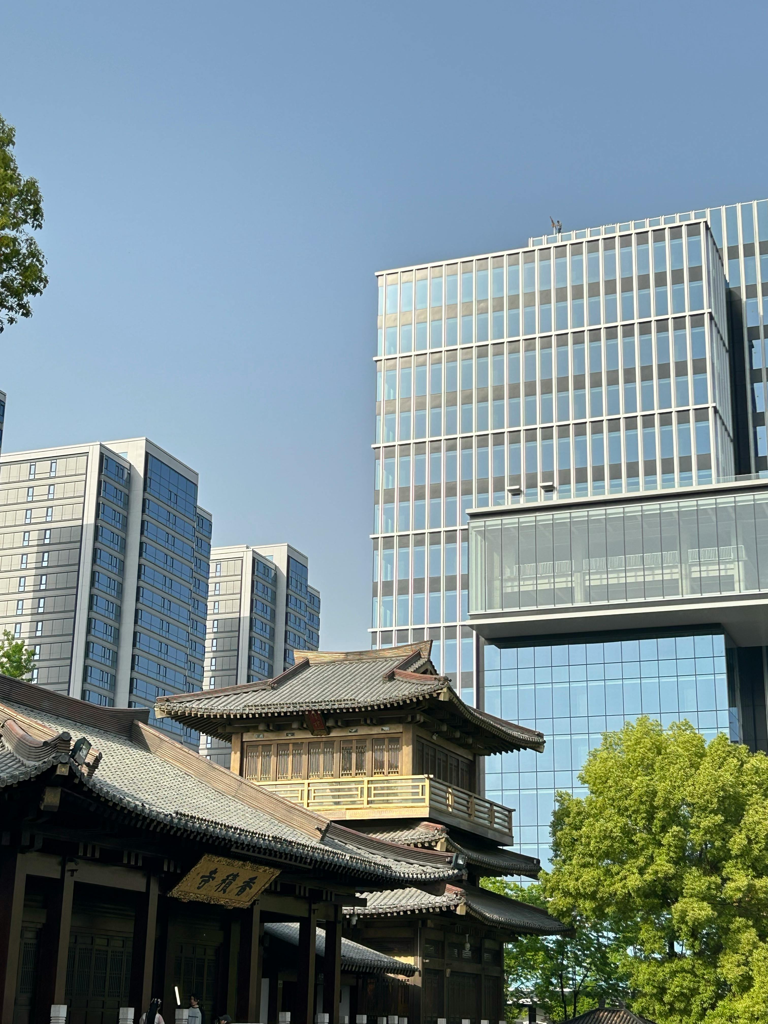 View from the Daci Temple within Sino-Ocean Taikoo Li Chengdu, Chengdu ...