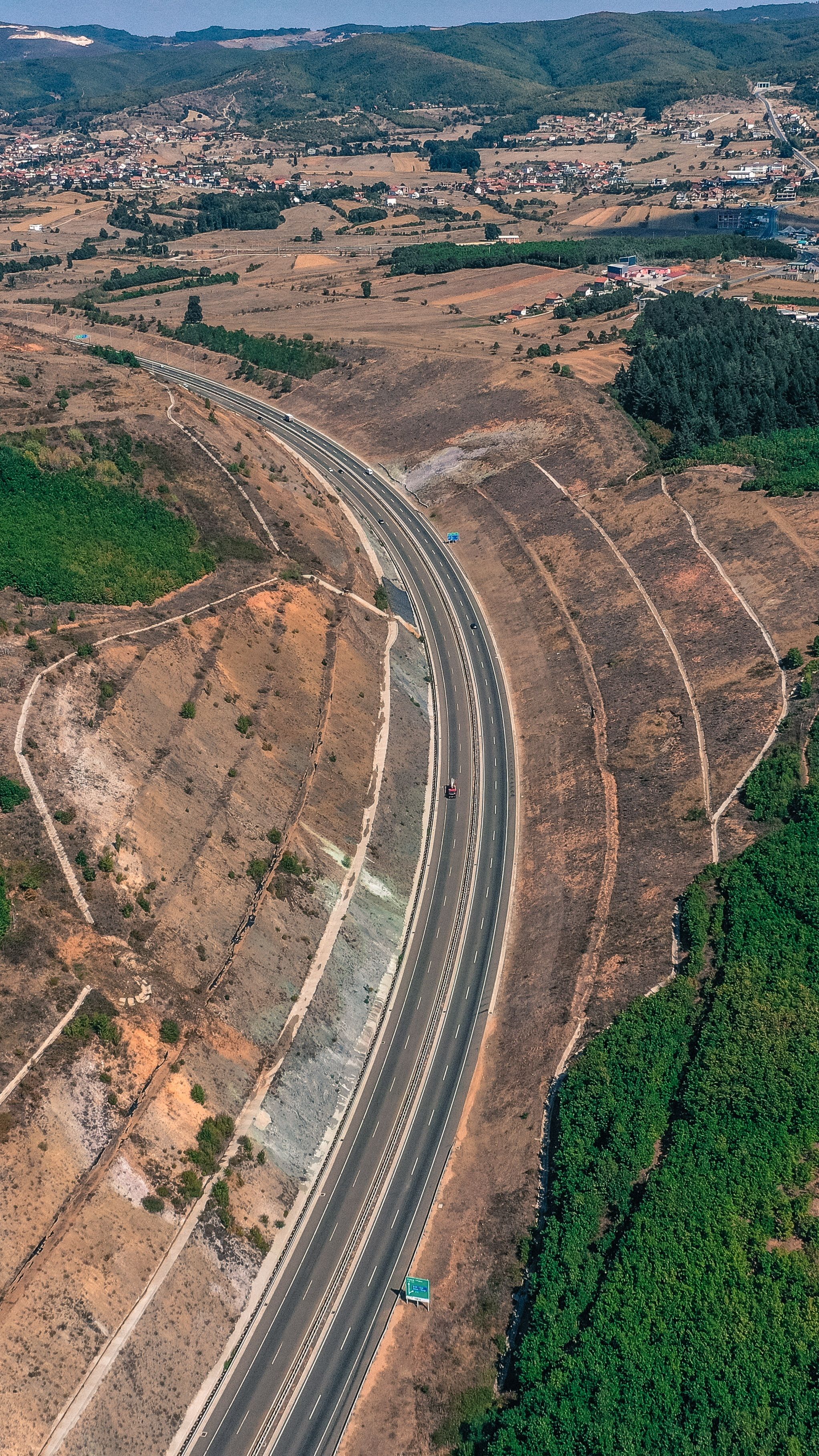 Drone Shot of Highway · Free Stock Photo