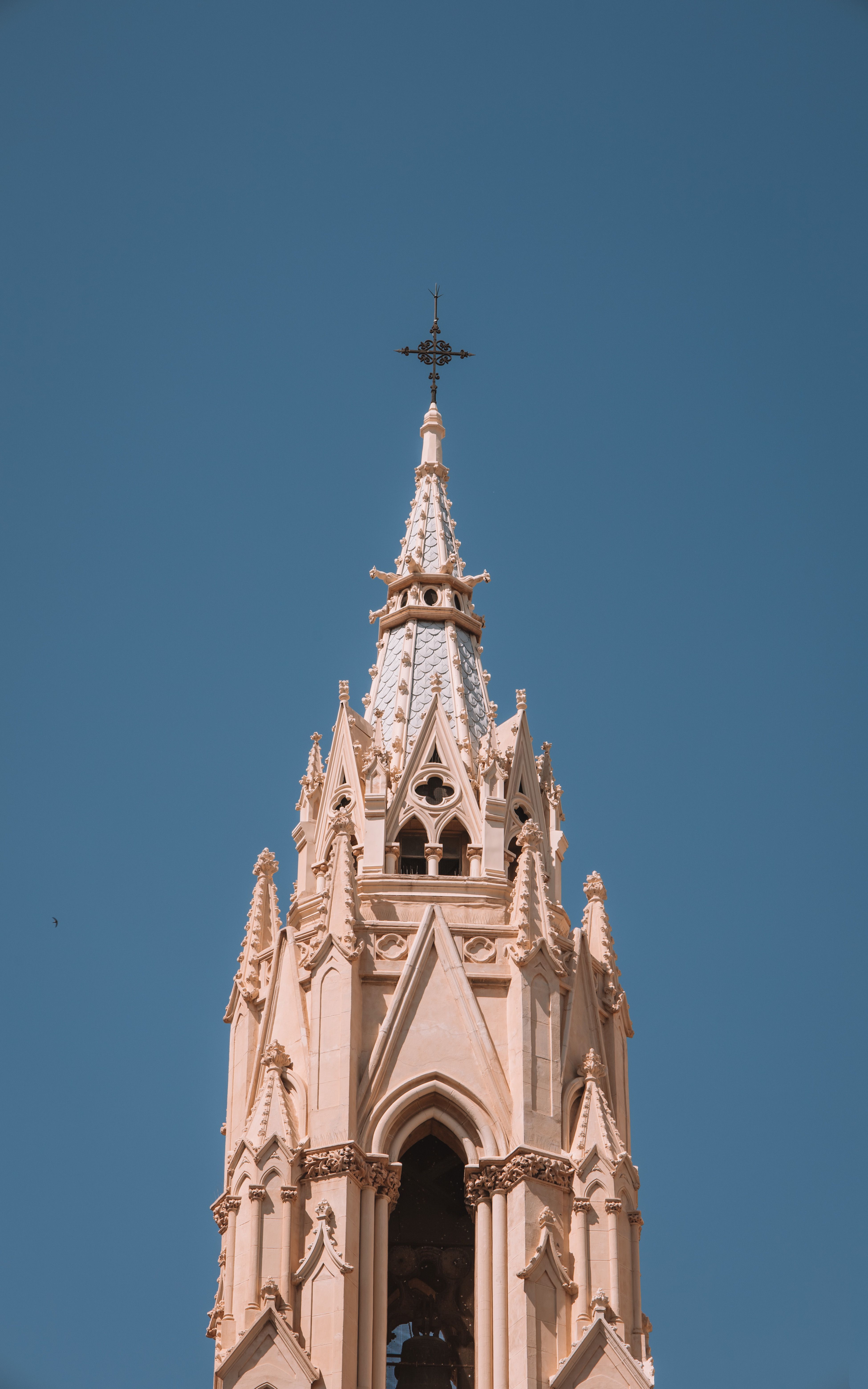 A Gothic Church Tower · Free Stock Photo