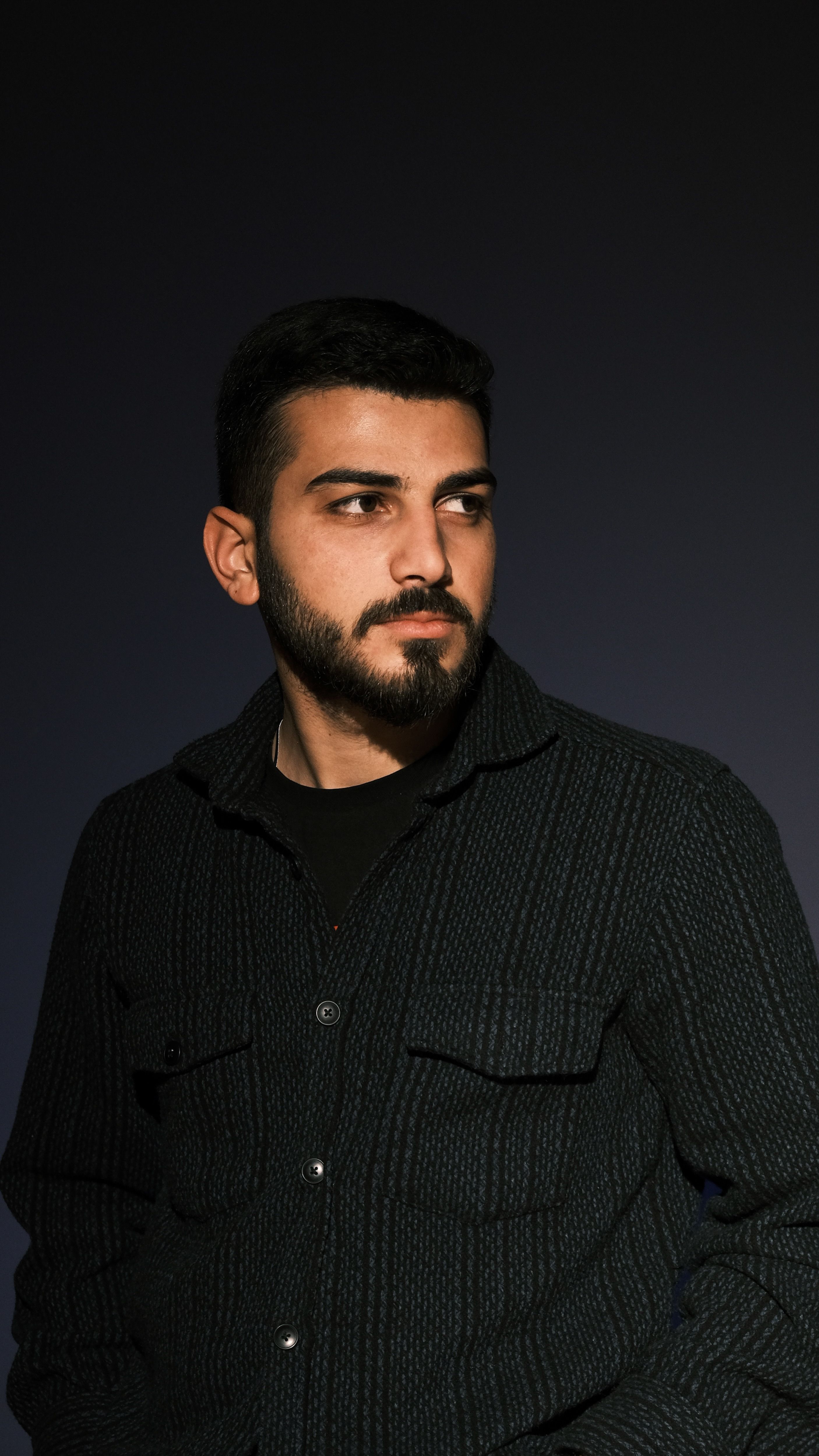 A Portrait of a Man with a Beard · Free Stock Photo