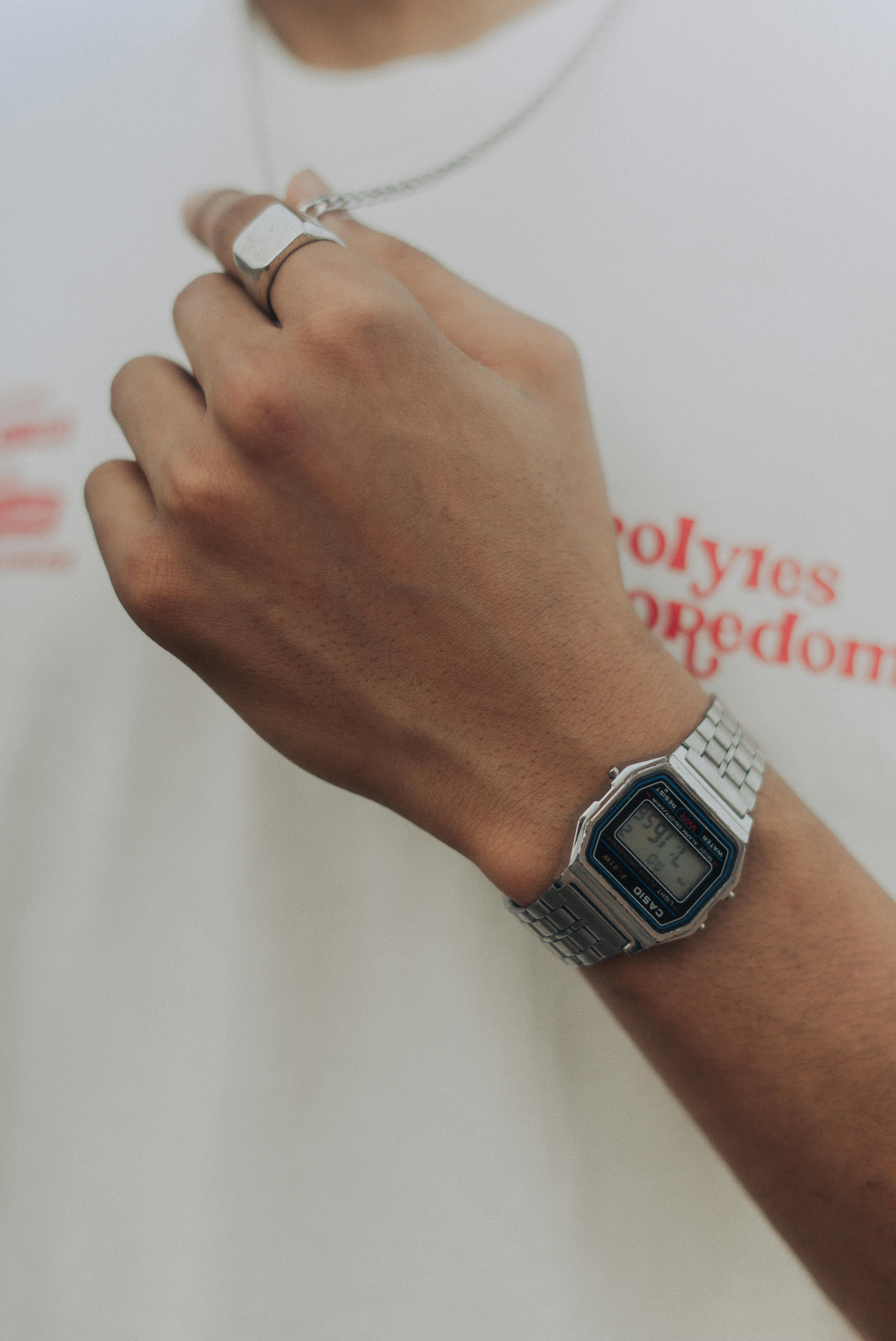 Hand with Wrist Watch · Free Stock Photo