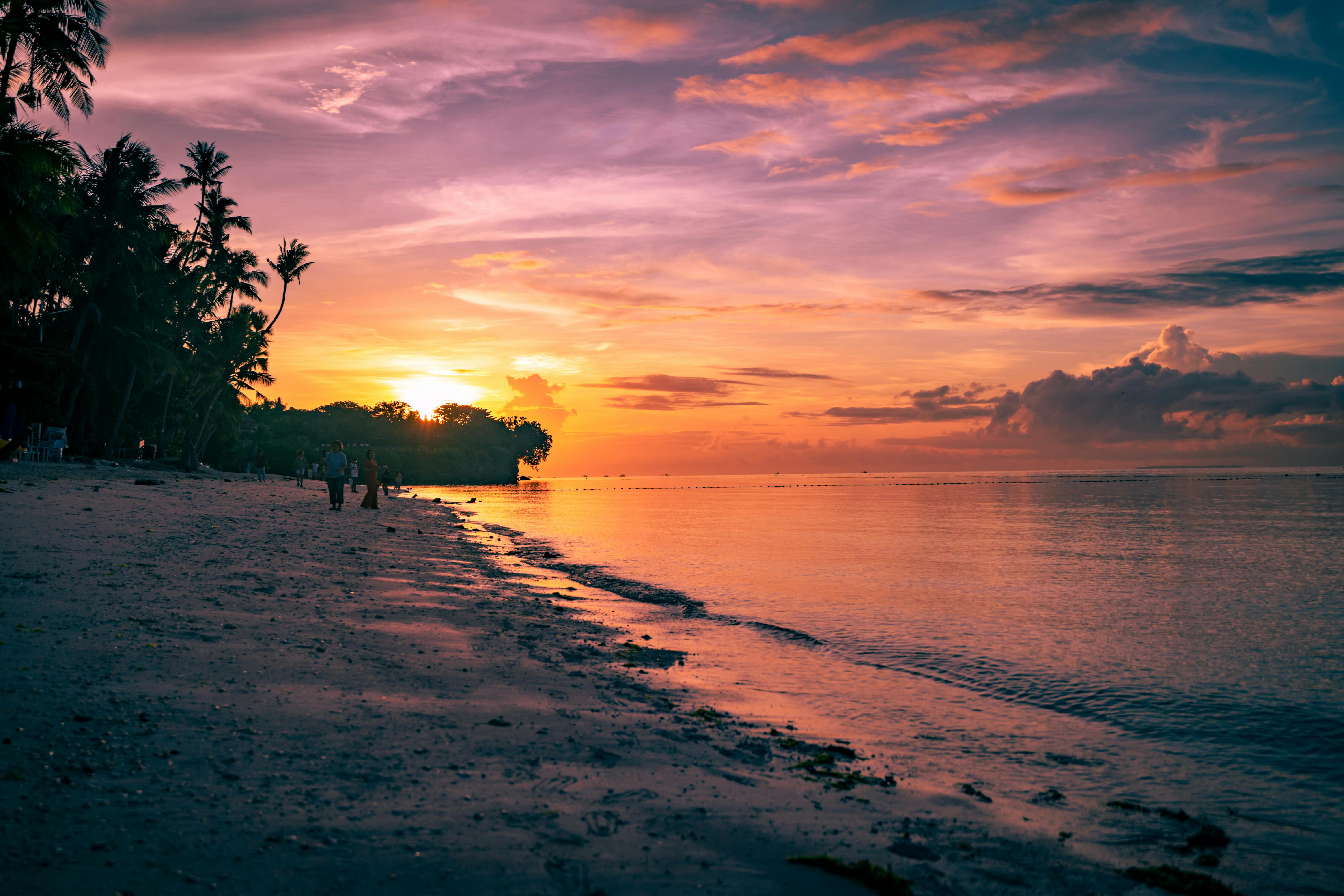 Sunset on Beach · Free Stock Photo