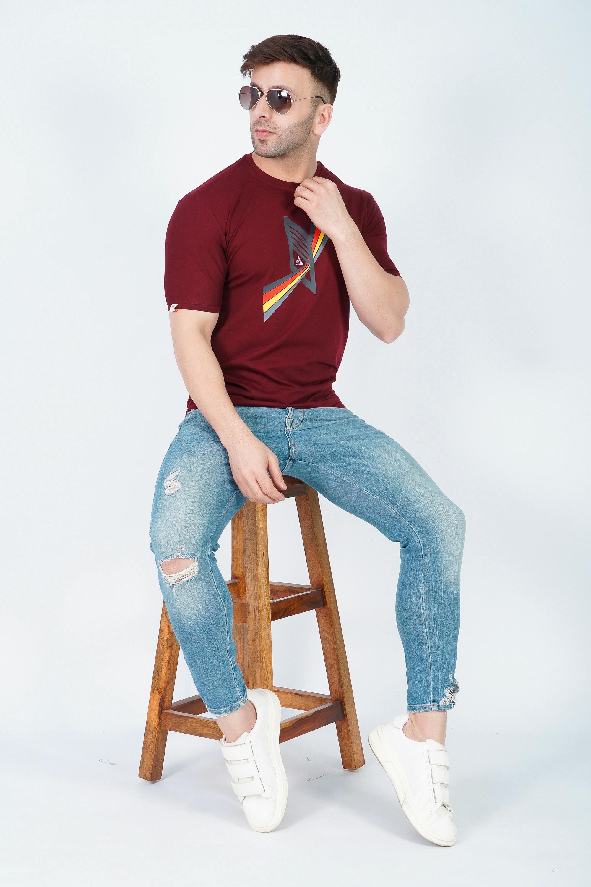 Man Posing on Chair · Free Stock Photo