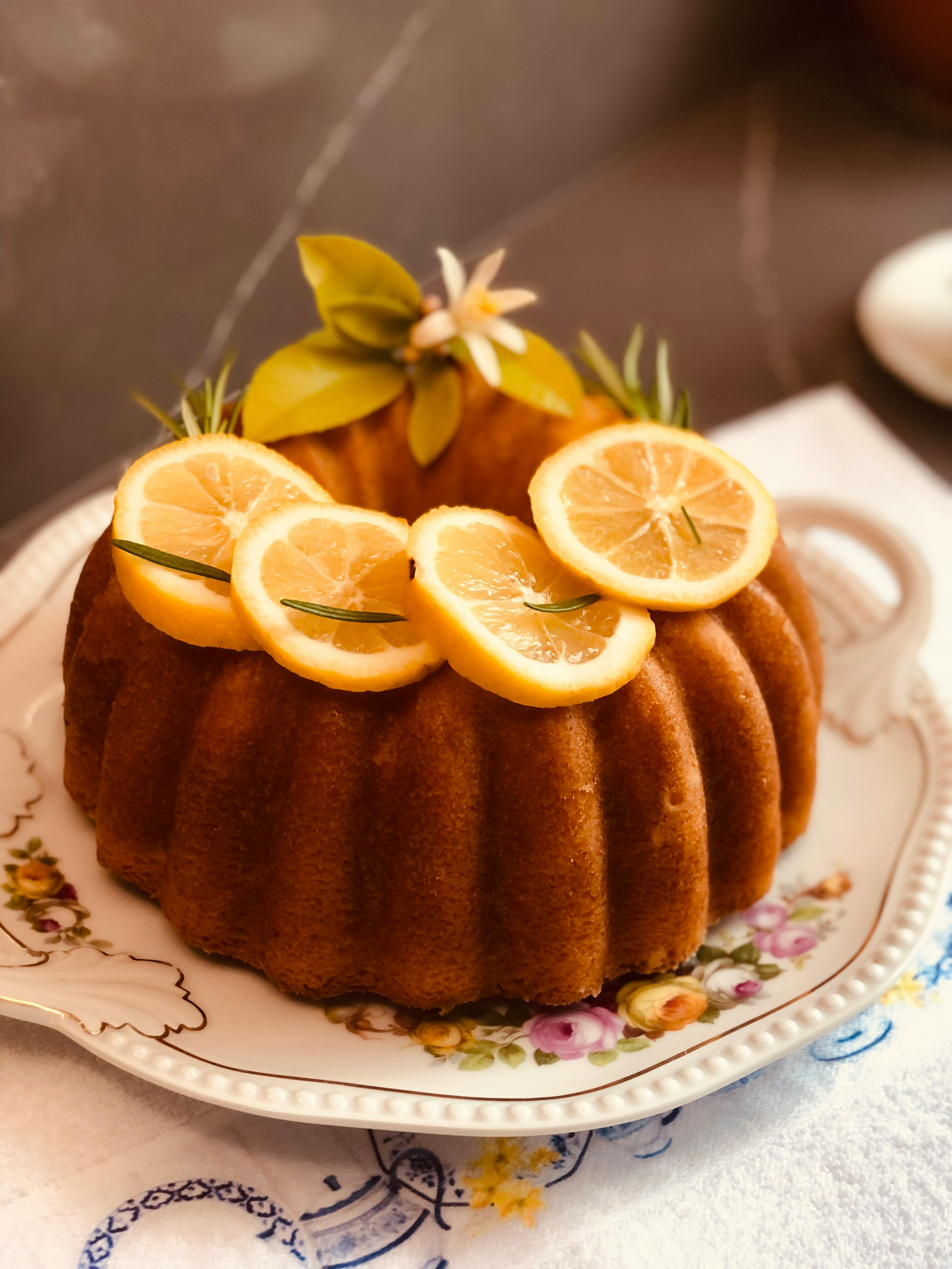 A Lemon Sand Cake · Free Stock Photo