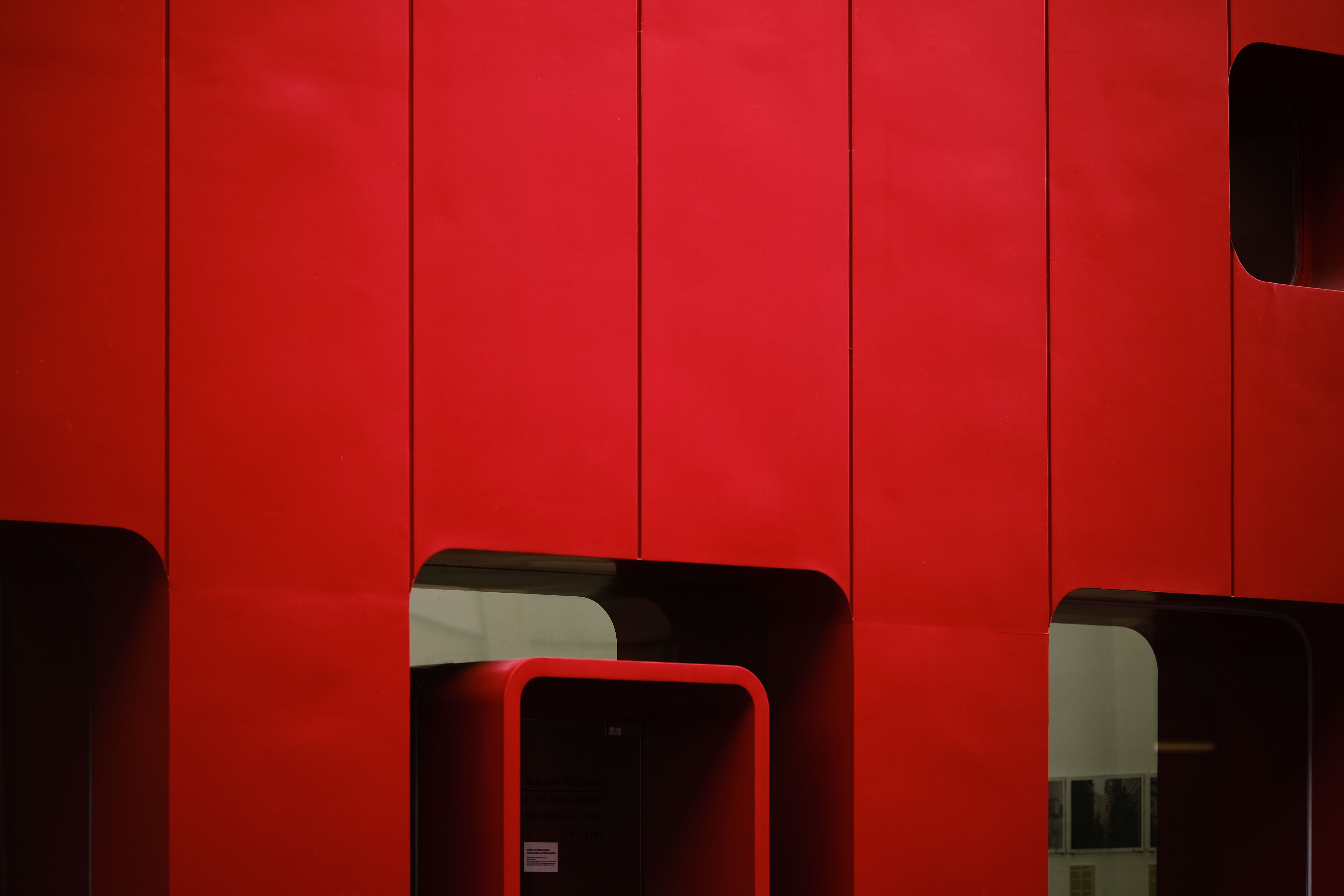 Close-up of a Red Building Facade · Free Stock Photo