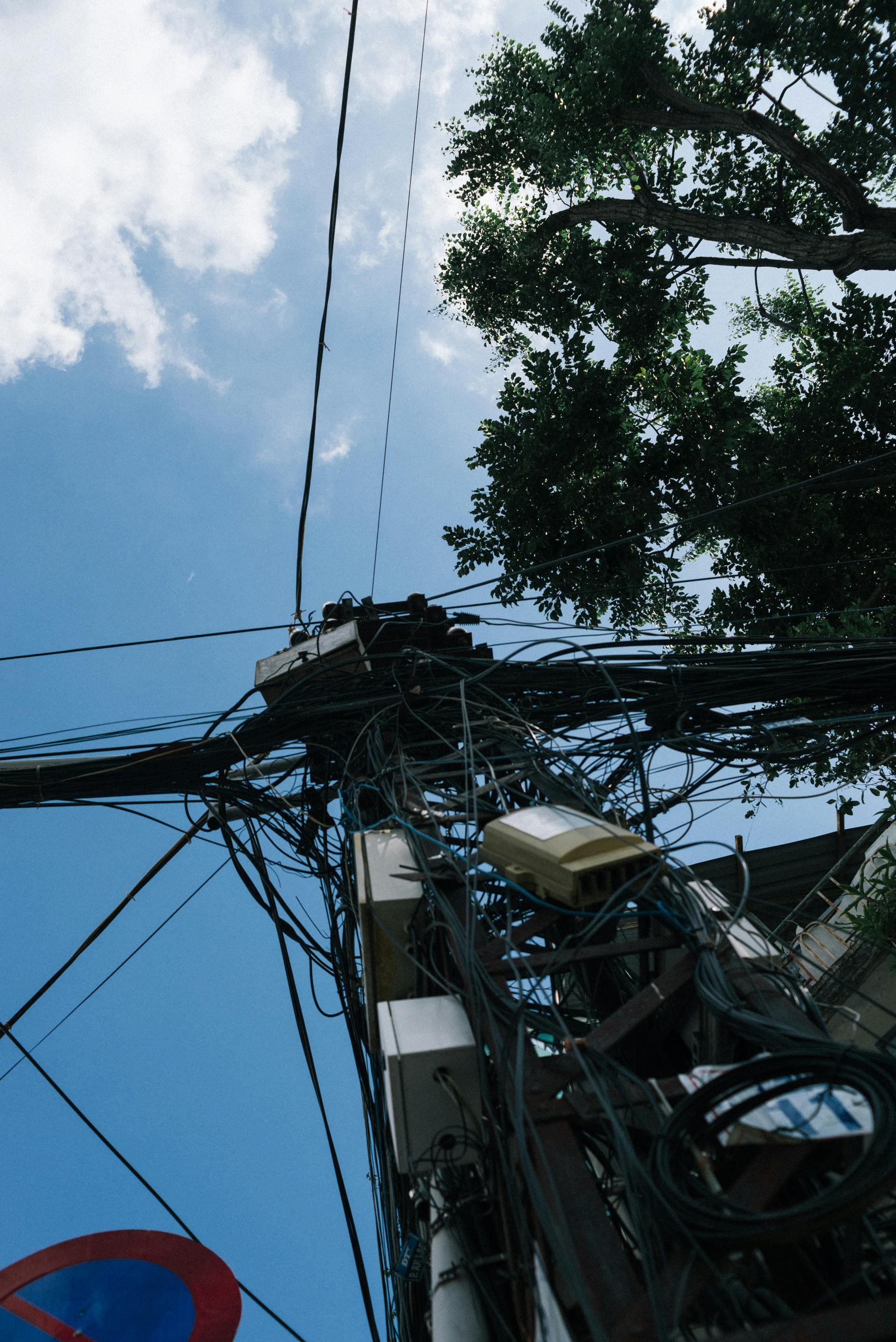 Aerial View Photography of Cable Wires · Free Stock Photo