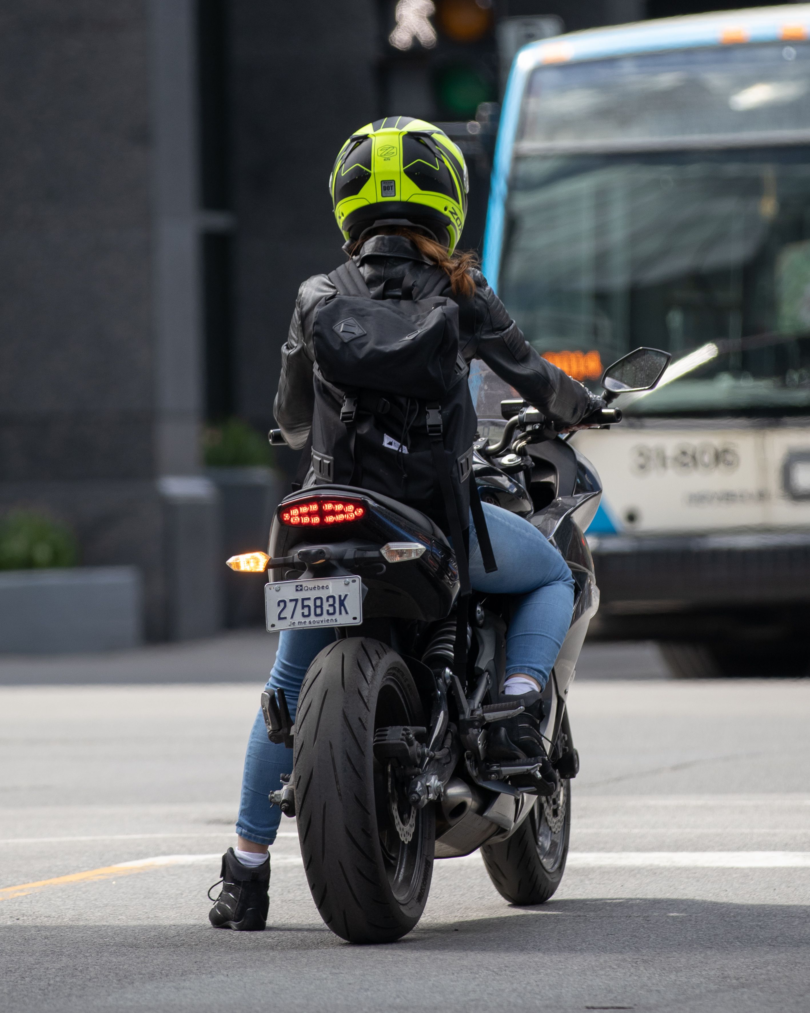 Woman Driving a Motorcycle · Free Stock Photo