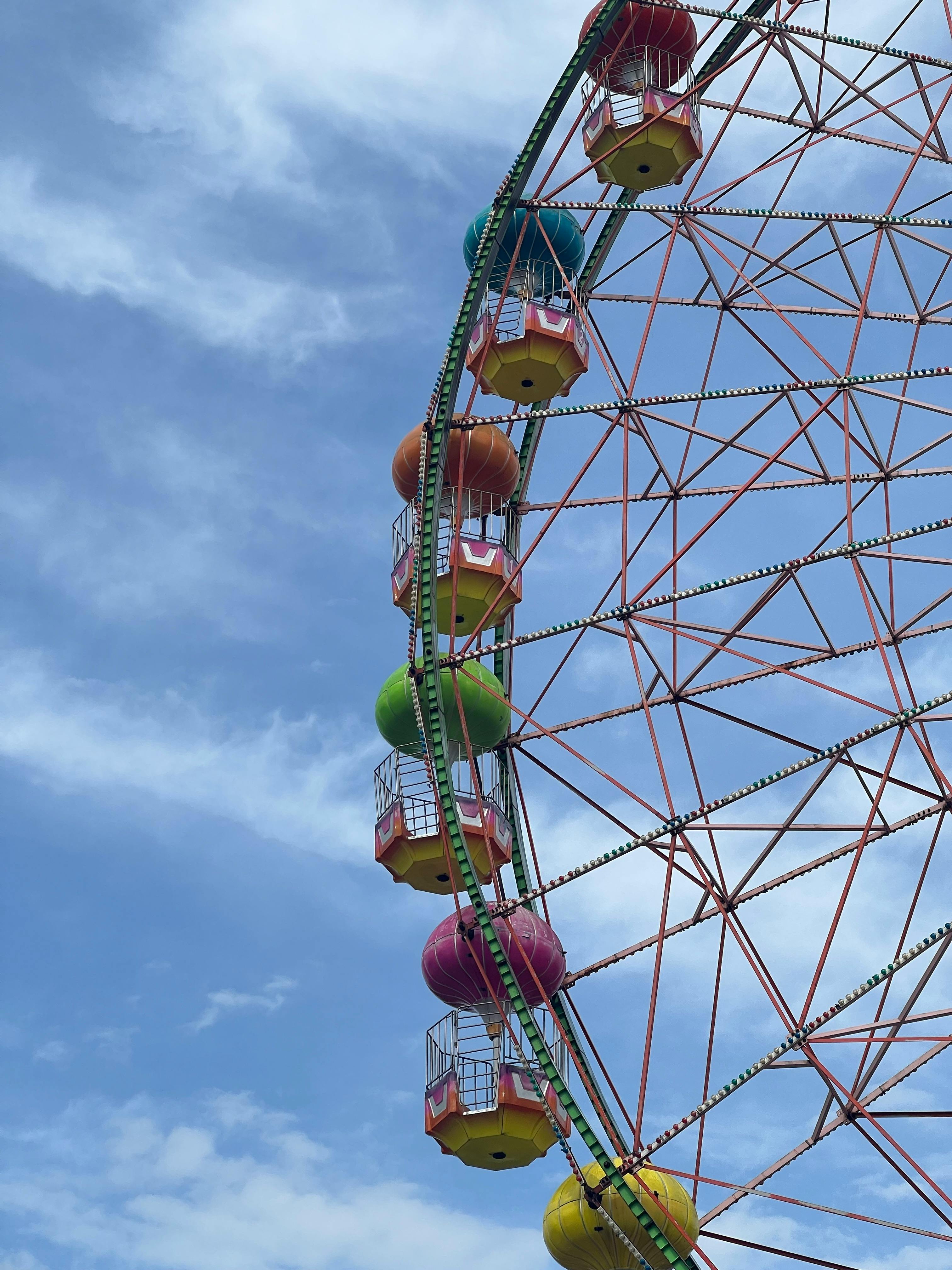 Ferris Wheel and Ship · Free Stock Photo