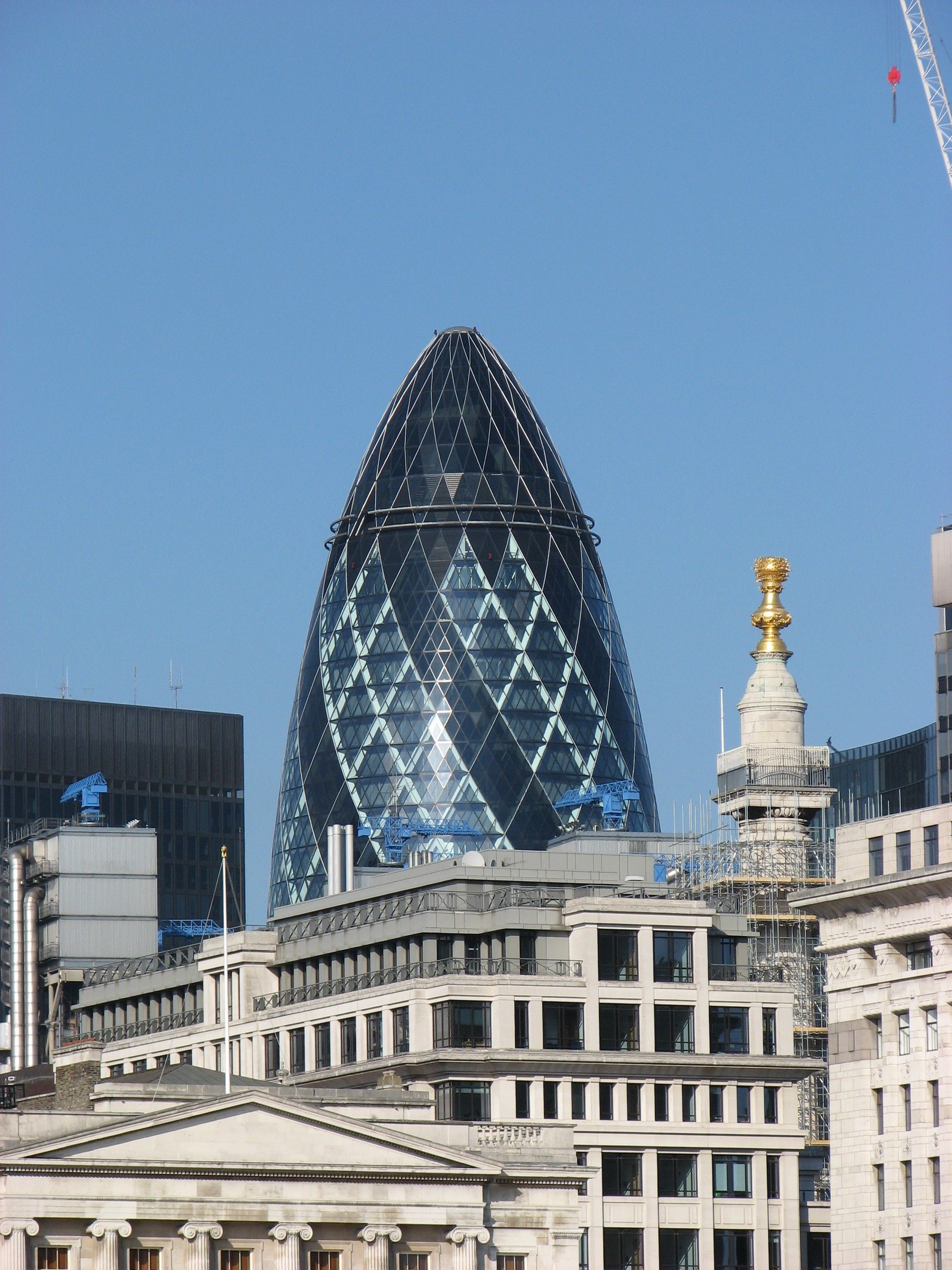The Gherkin, 30 St Mary Axe, London · Free Stock Photo