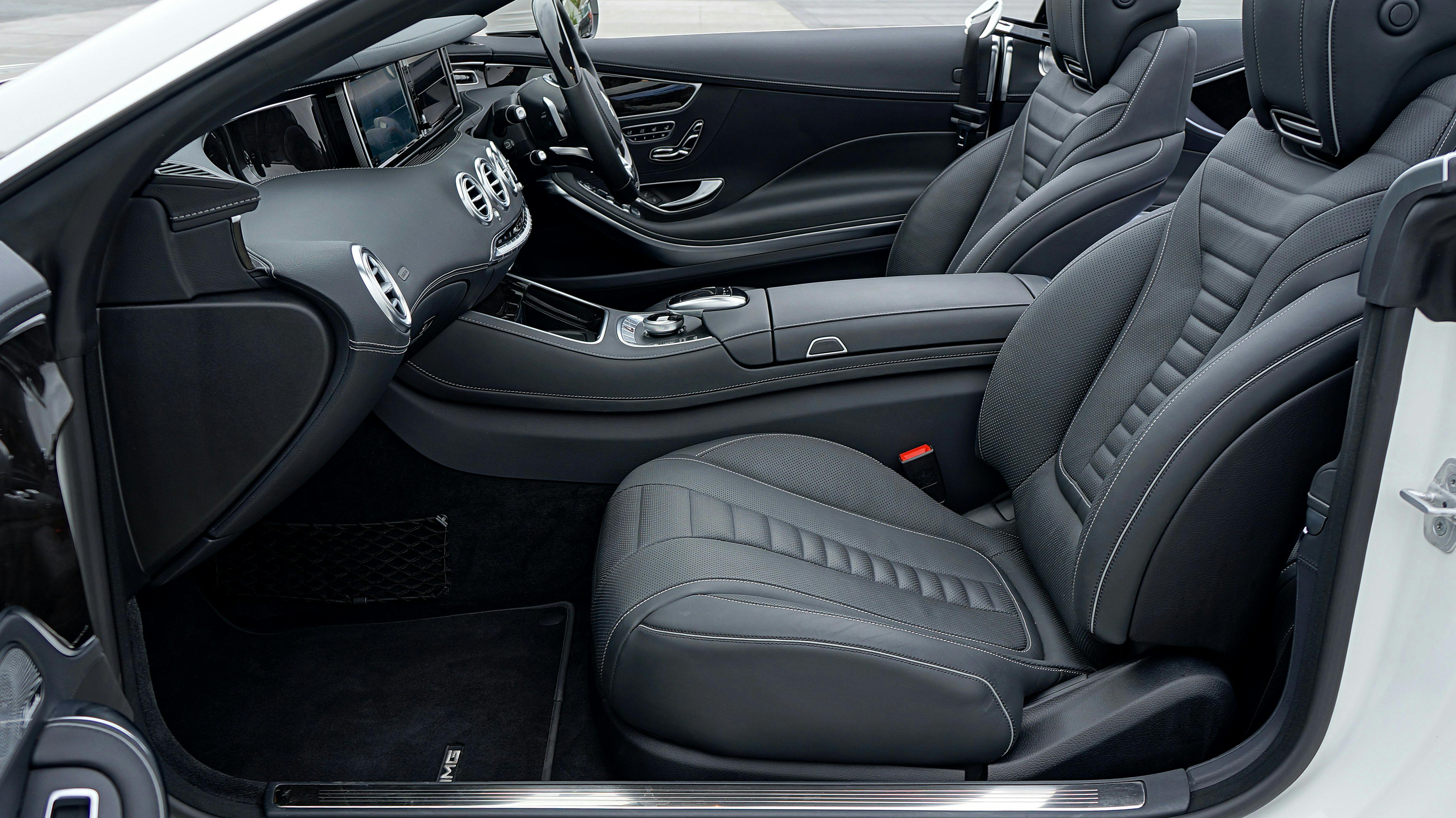 Interior of Mercedes-Benz SL500 · Free Stock Photo