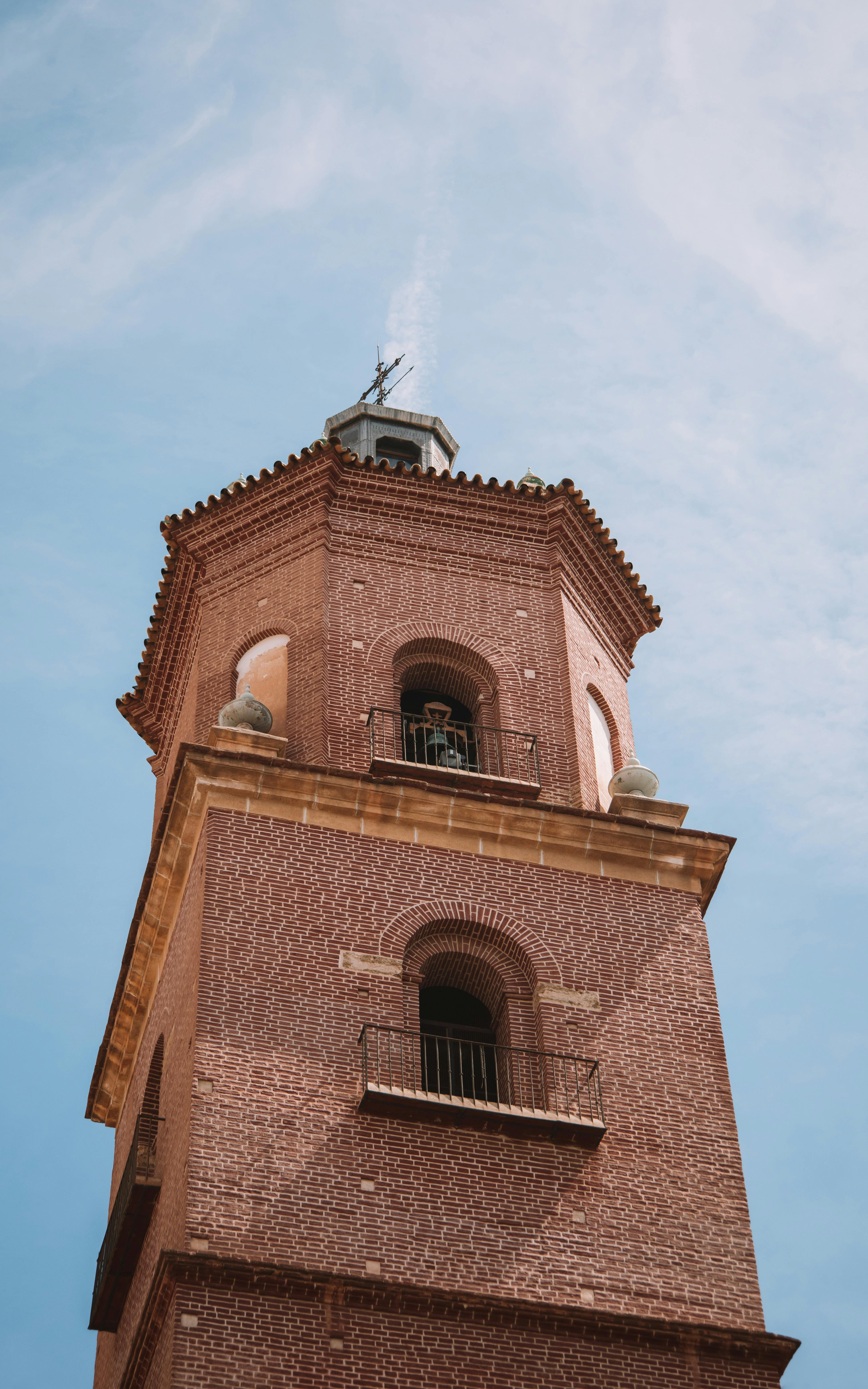 Aerial View of the Bantay Bell Tower, Vigan, Philippines · Free Stock Photo