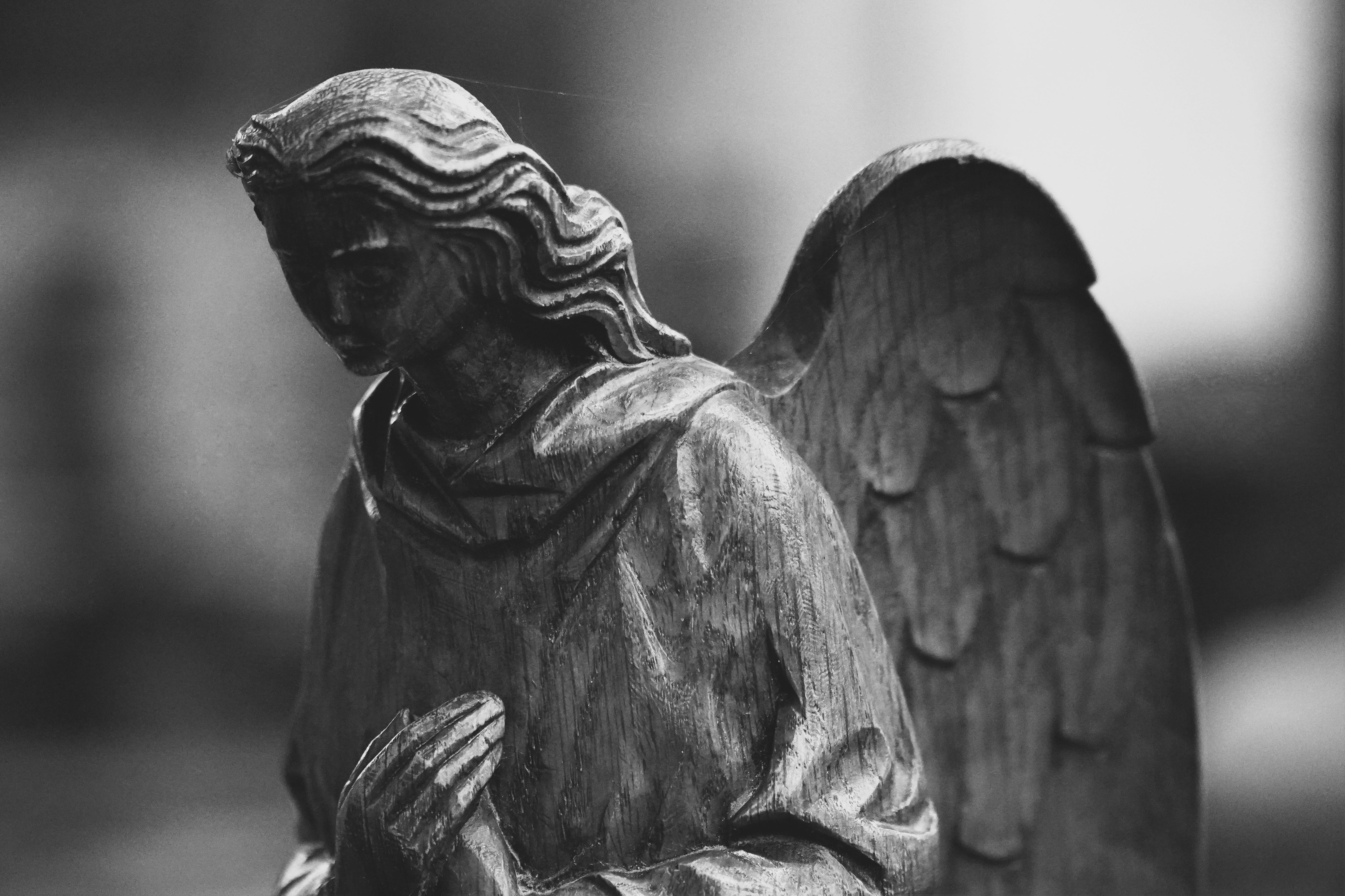Catholic Angels Black And White Photos, Download The BEST Free Catholic ...