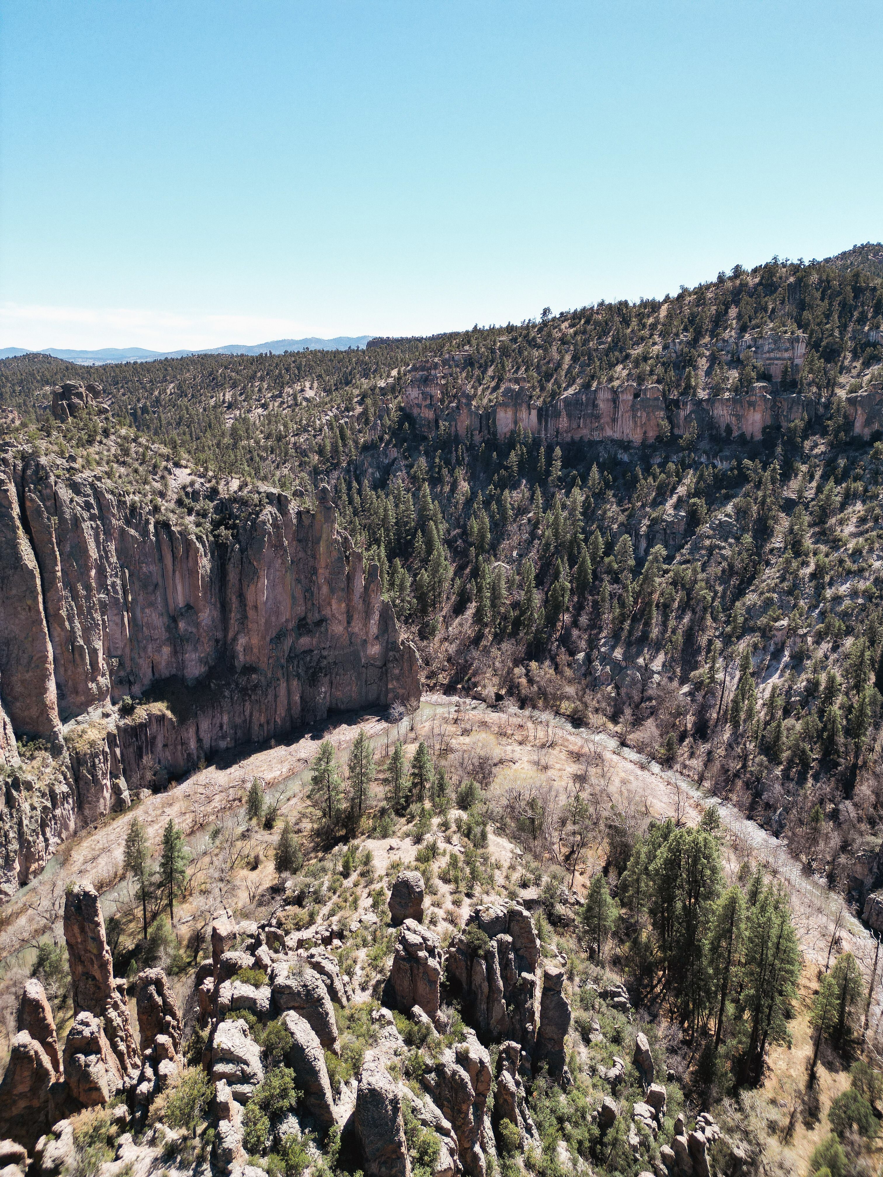 Aerial View of a Canyon · Free Stock Photo