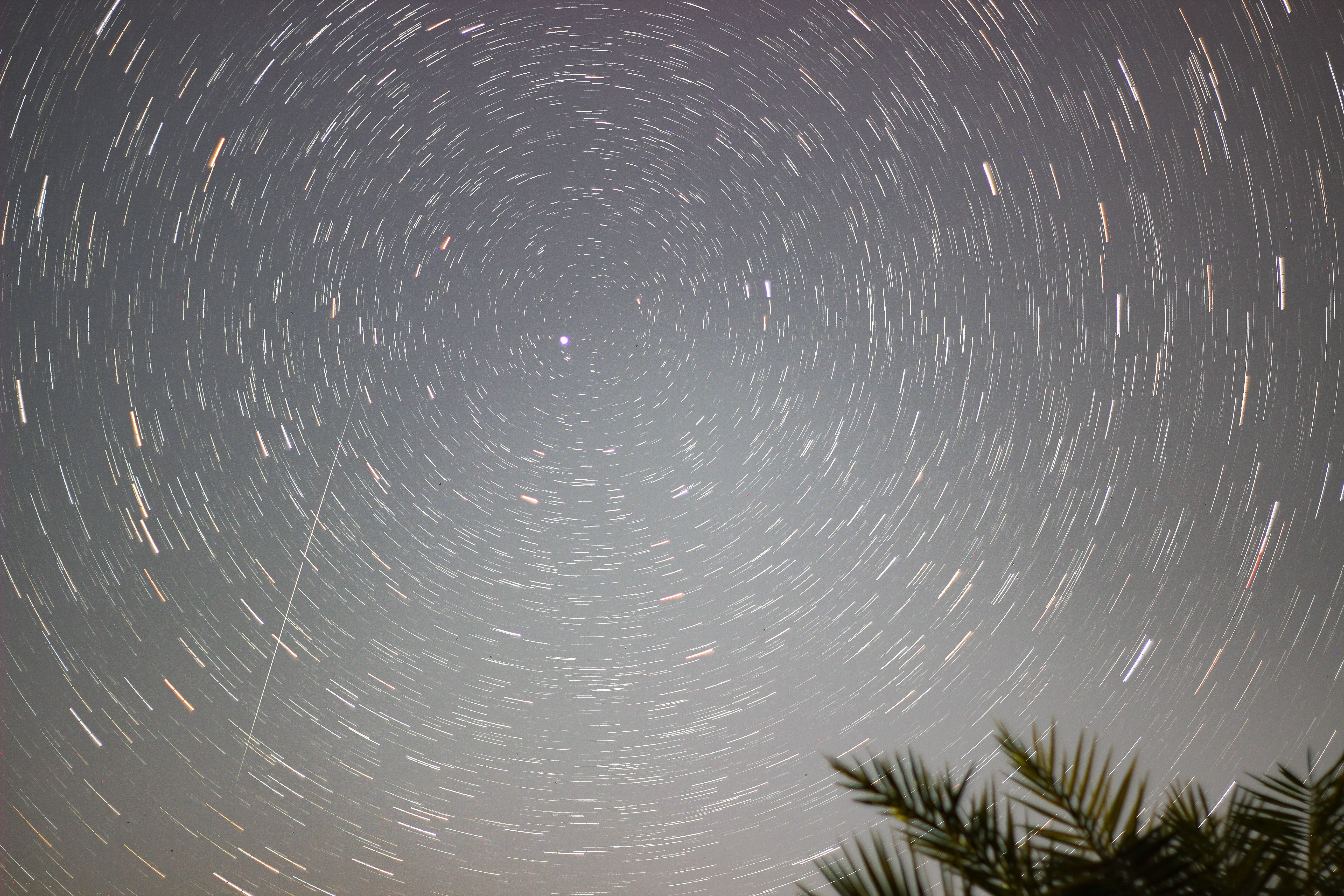 Long Exposure Photo of Stars on the Night Sky · Free Stock Photo