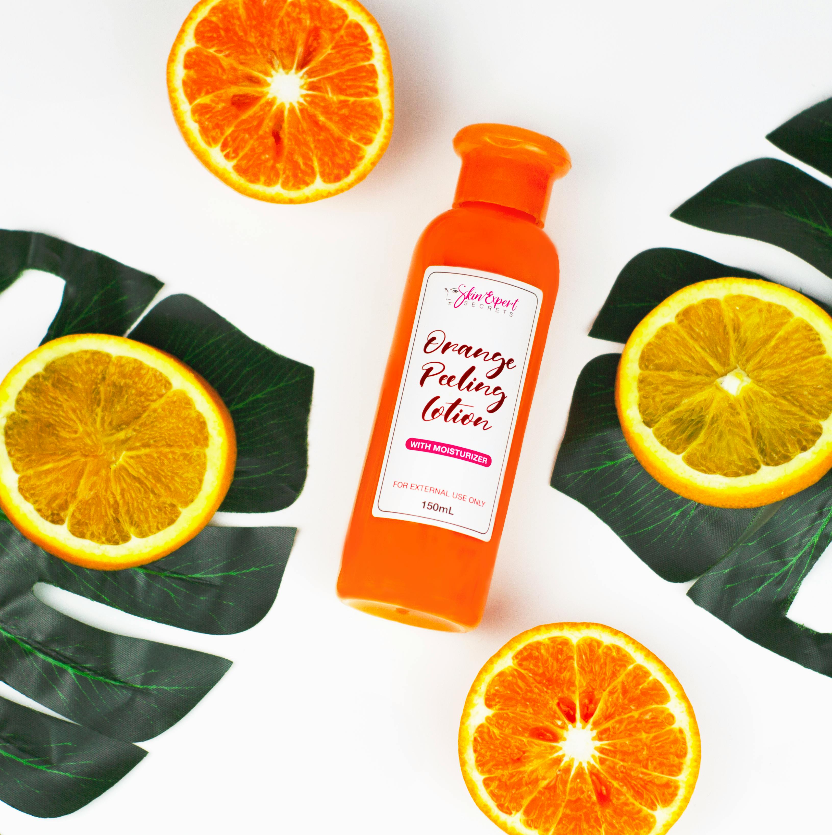 Orange Peeling Lotion · Free Stock Photo