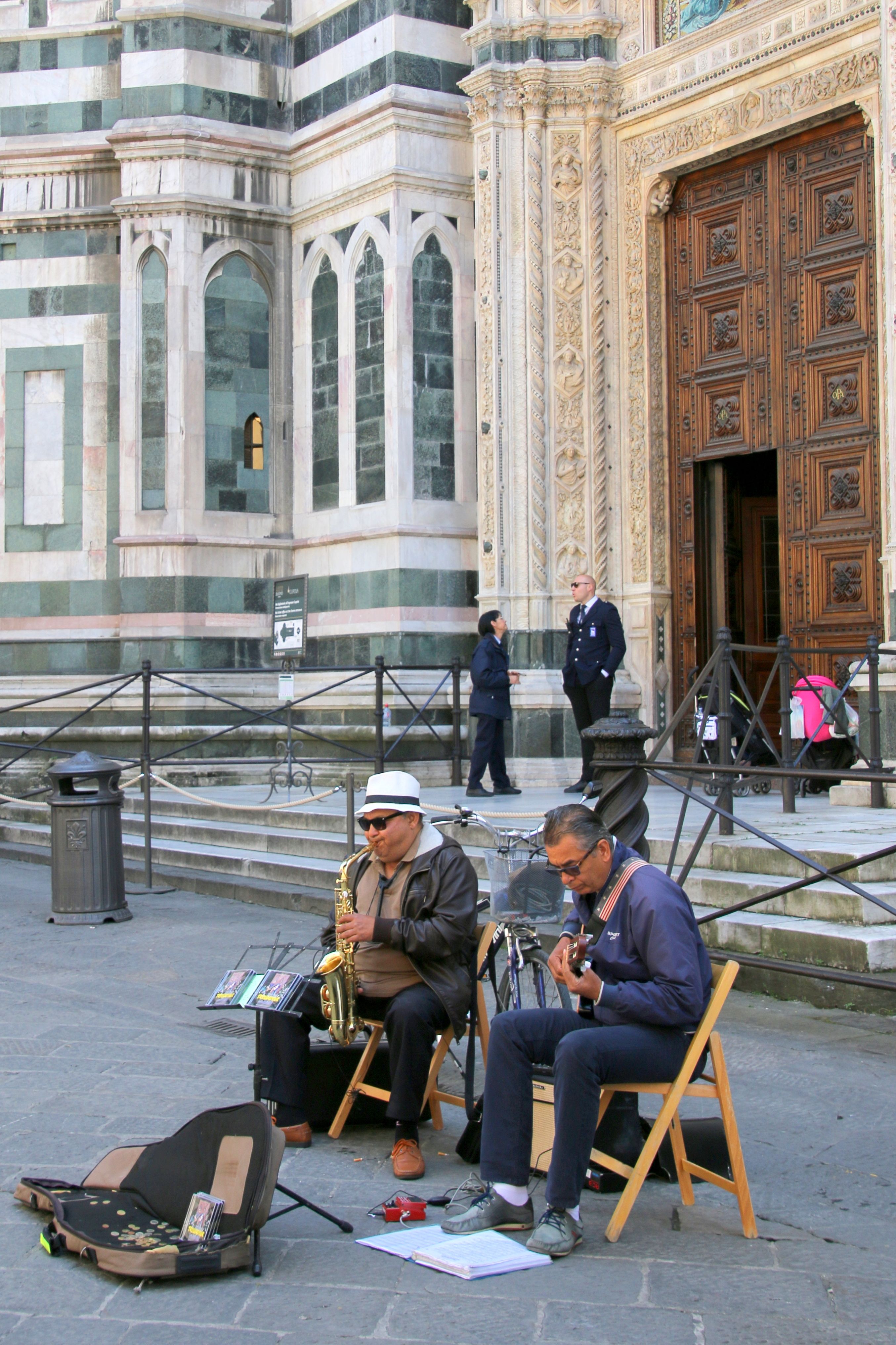 Musicians by Temple · Free Stock Photo