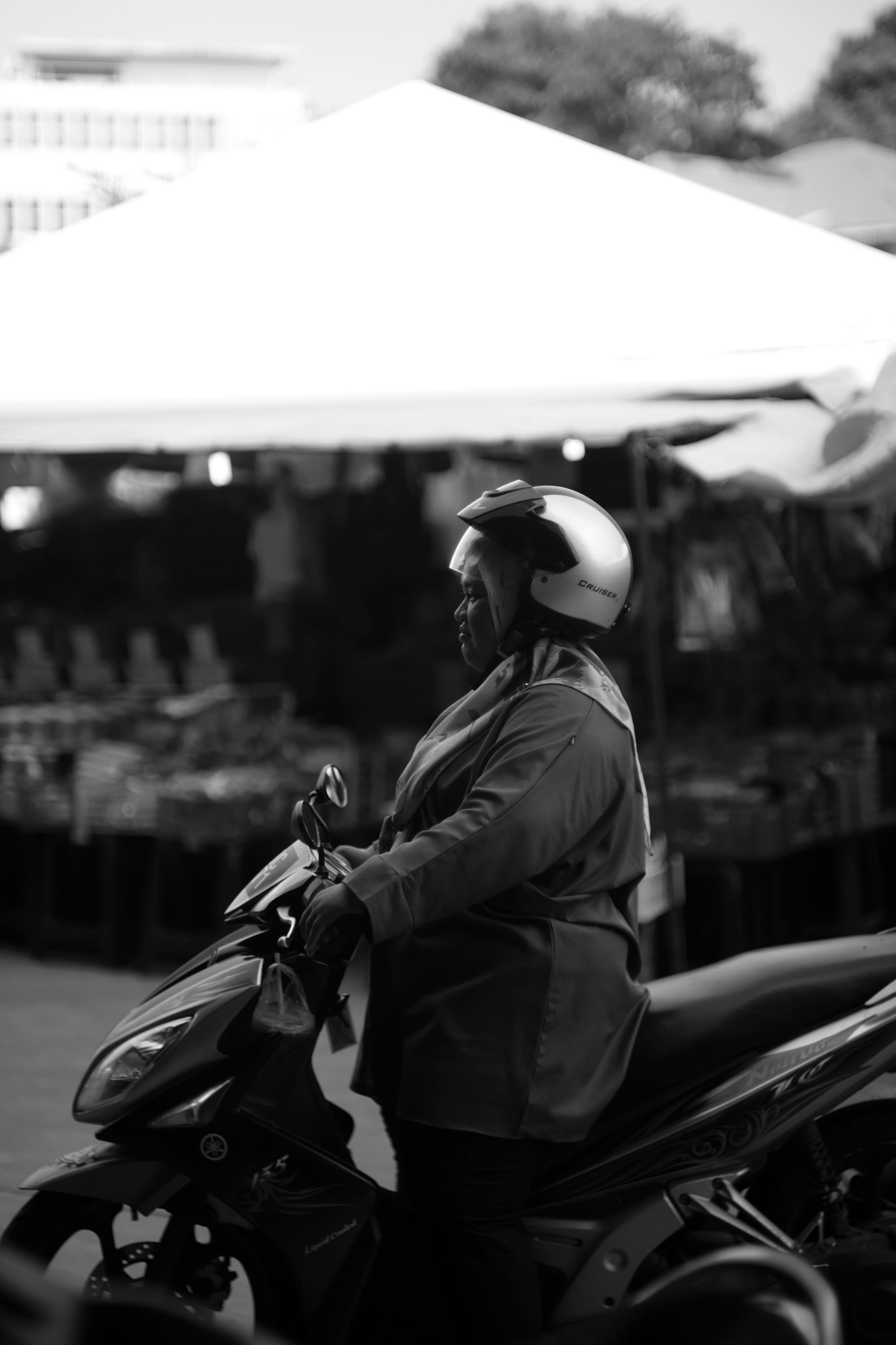 Man Riding Motor Scooter · Free Stock Photo
