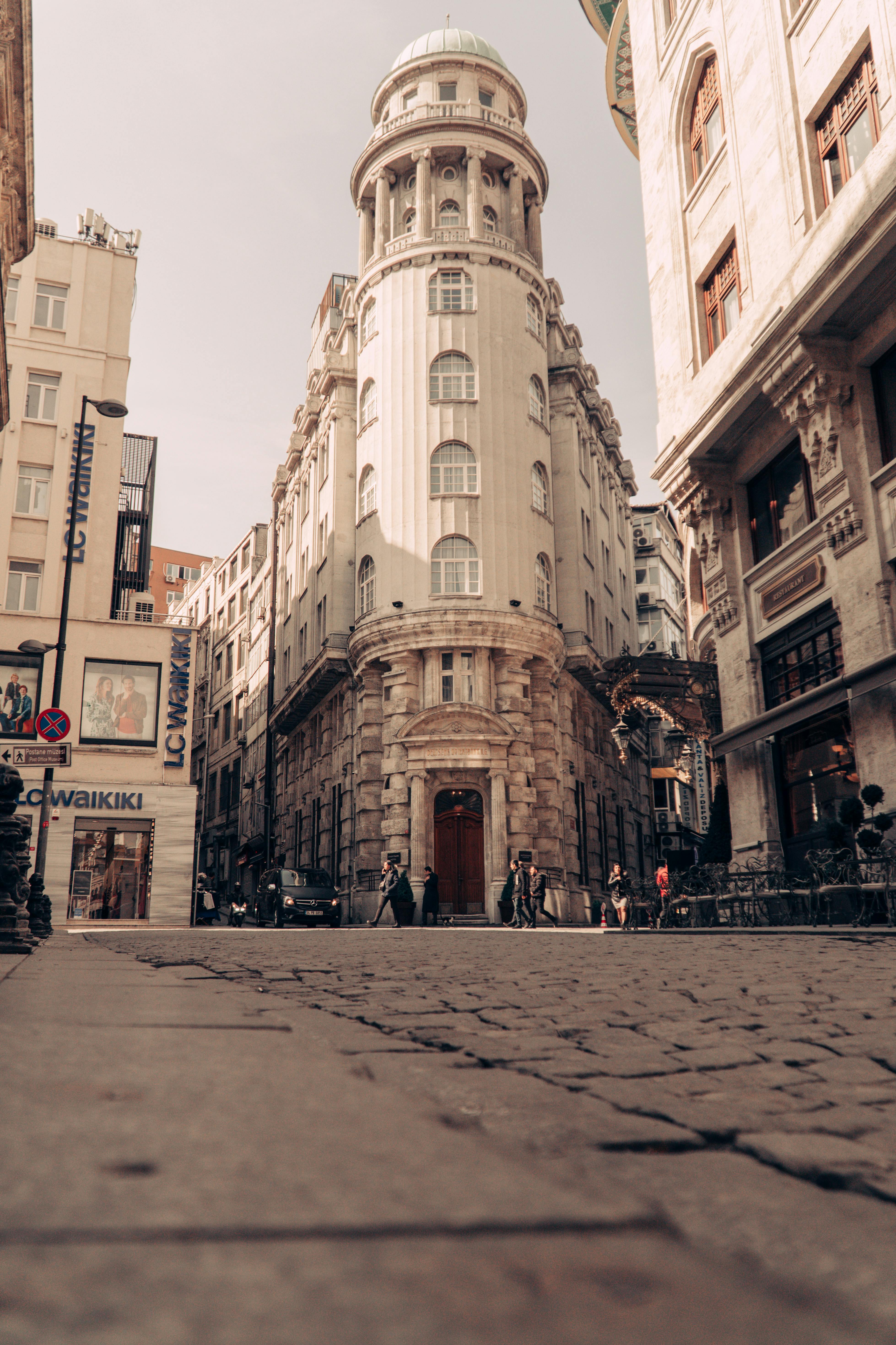 Low Angle Shot of the Germanya Han Building in Istanbul, Turkey · Free ...
