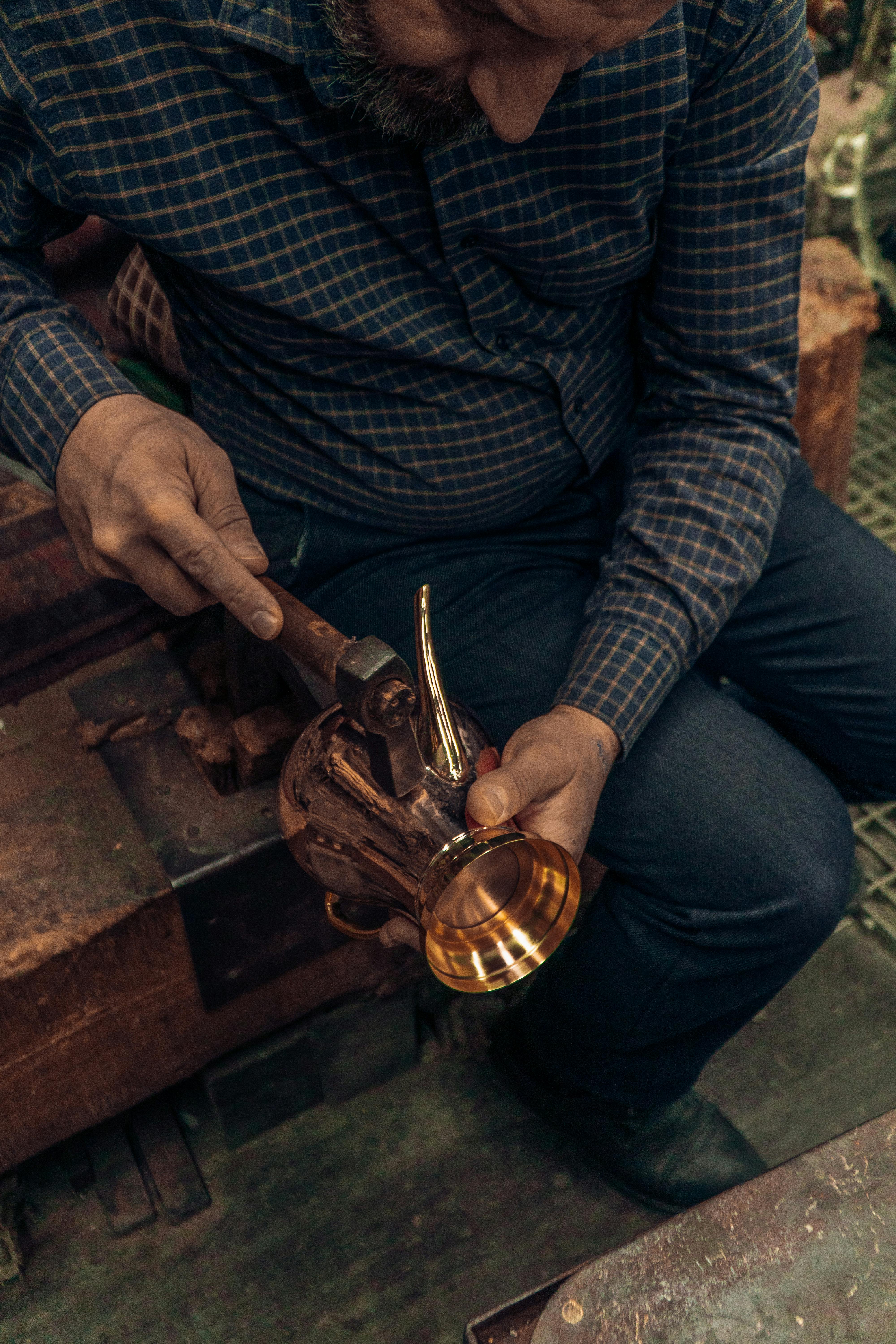 Man Making a Traditional Pot · Free Stock Photo