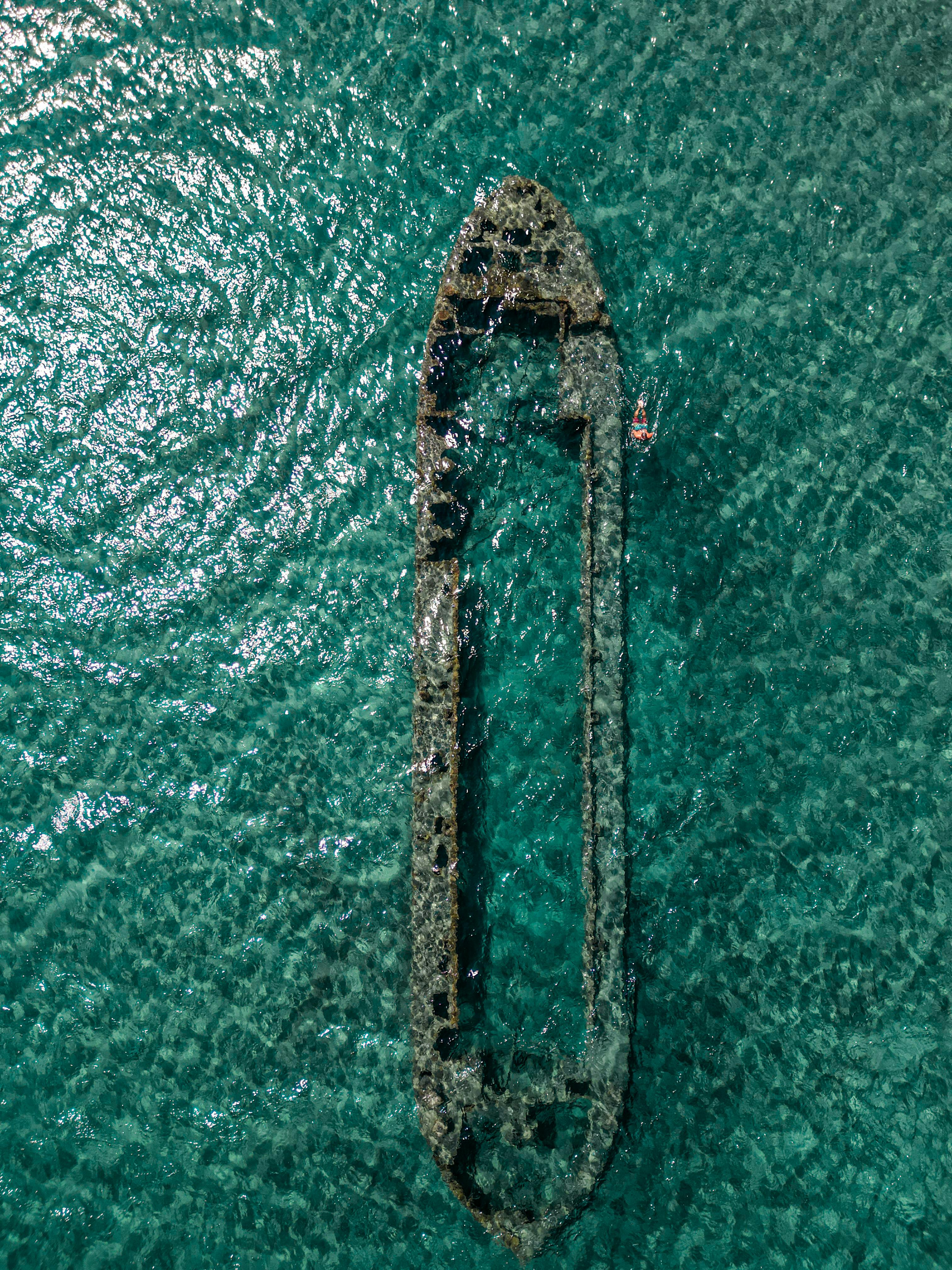 Aerial Photography of Boat in Water · Free Stock Photo