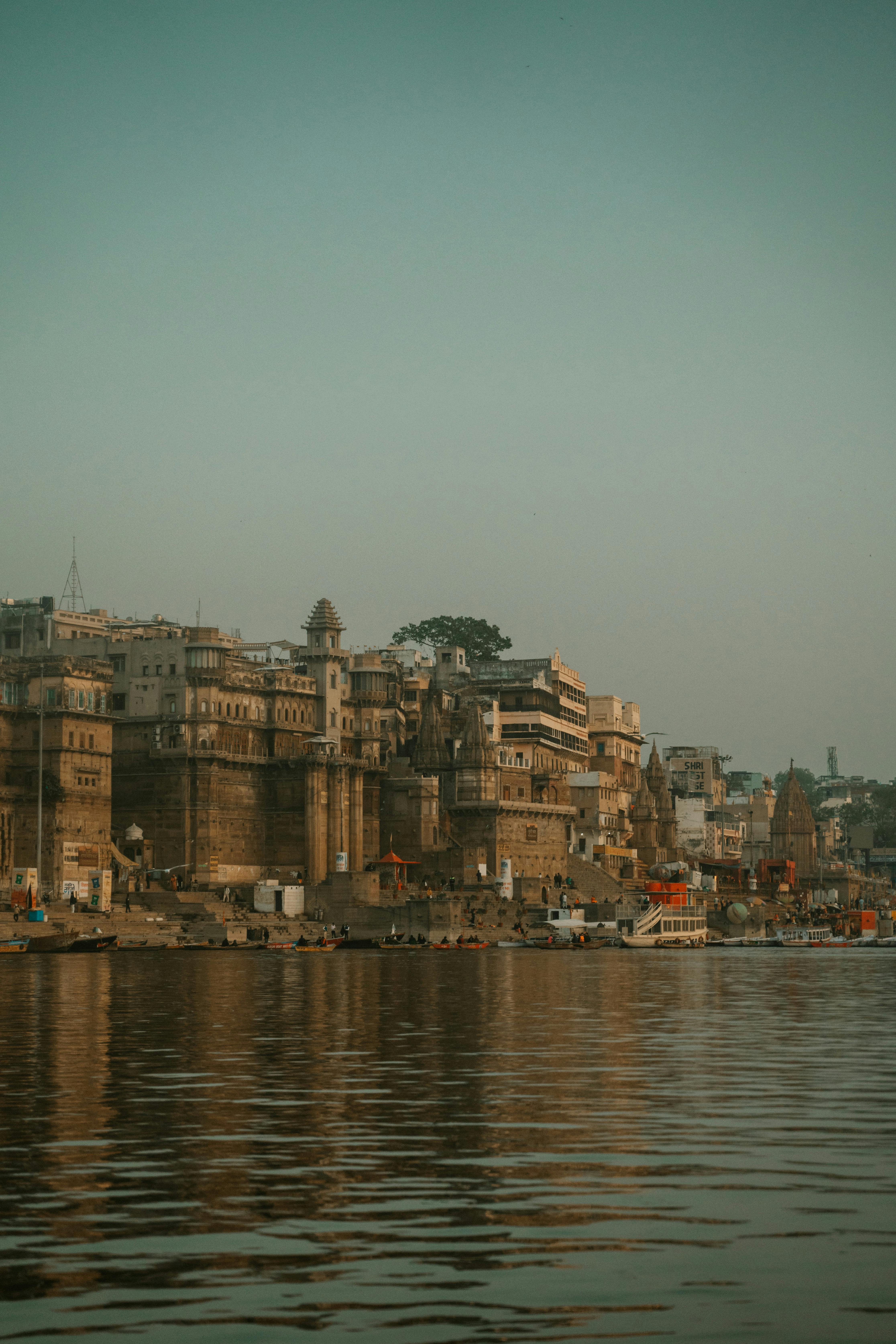 View of Varanasi from Ganges River · Free Stock Photo