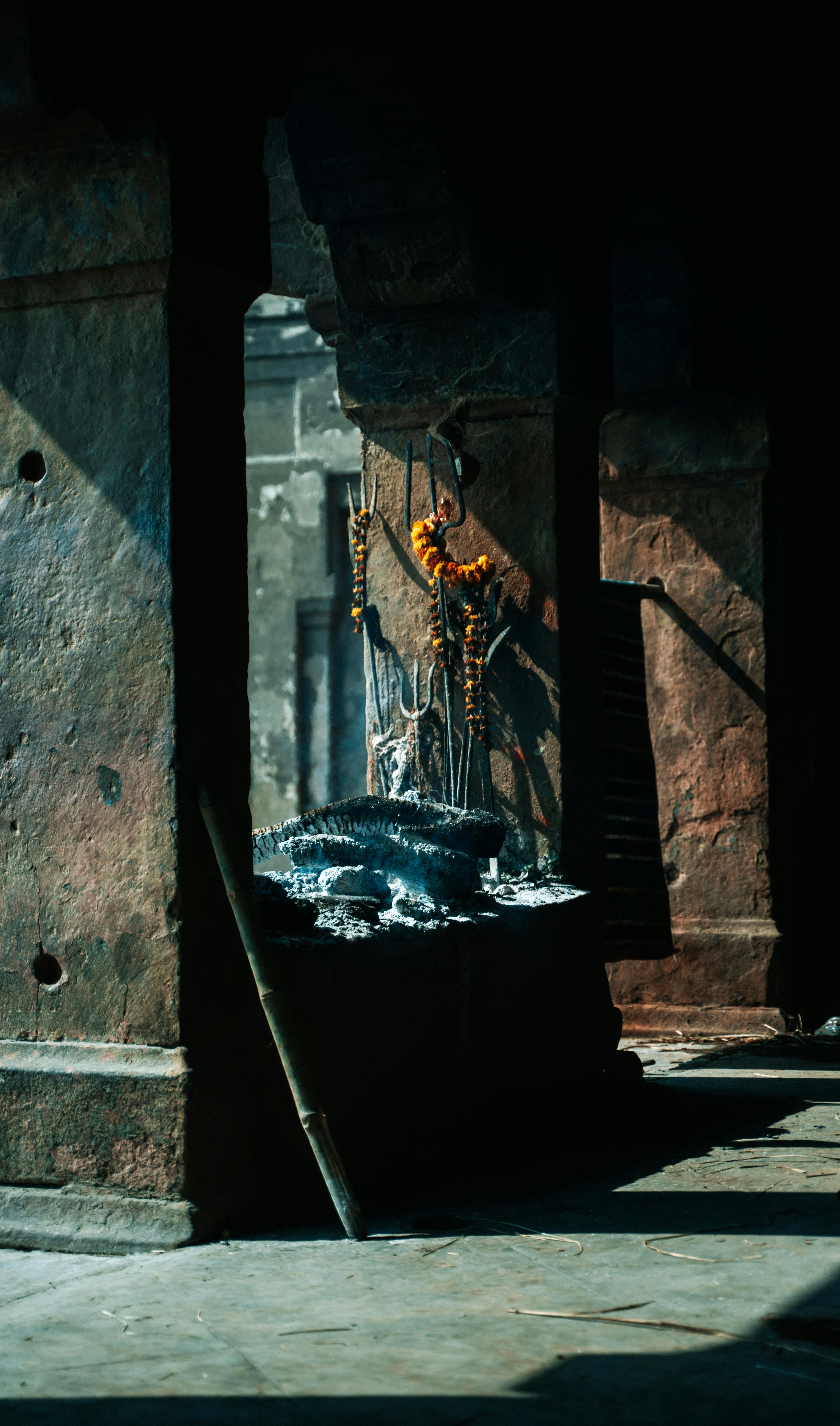 Ash by Pillars of Temple · Free Stock Photo