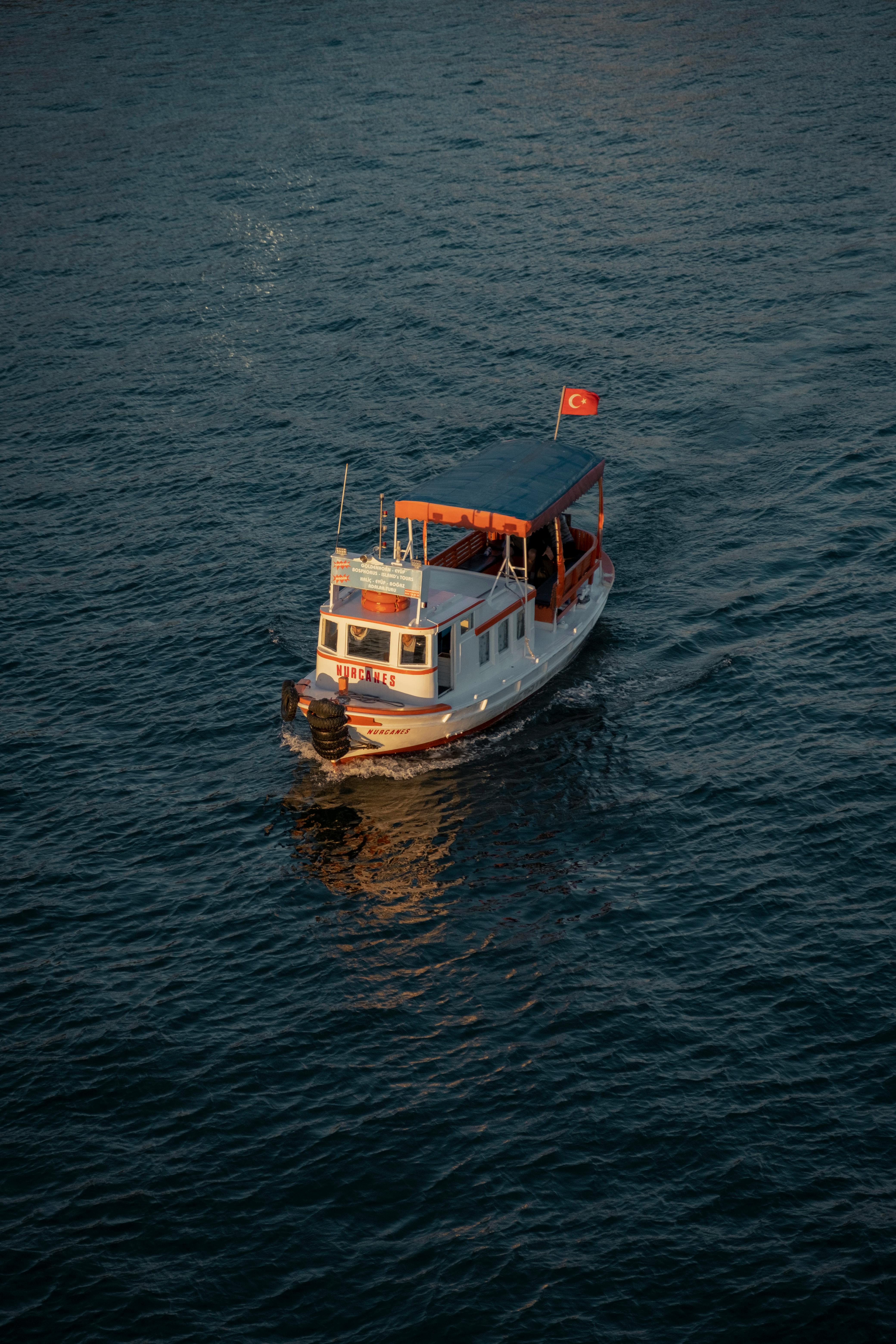 A Turkish Boat on a Sea · Free Stock Photo