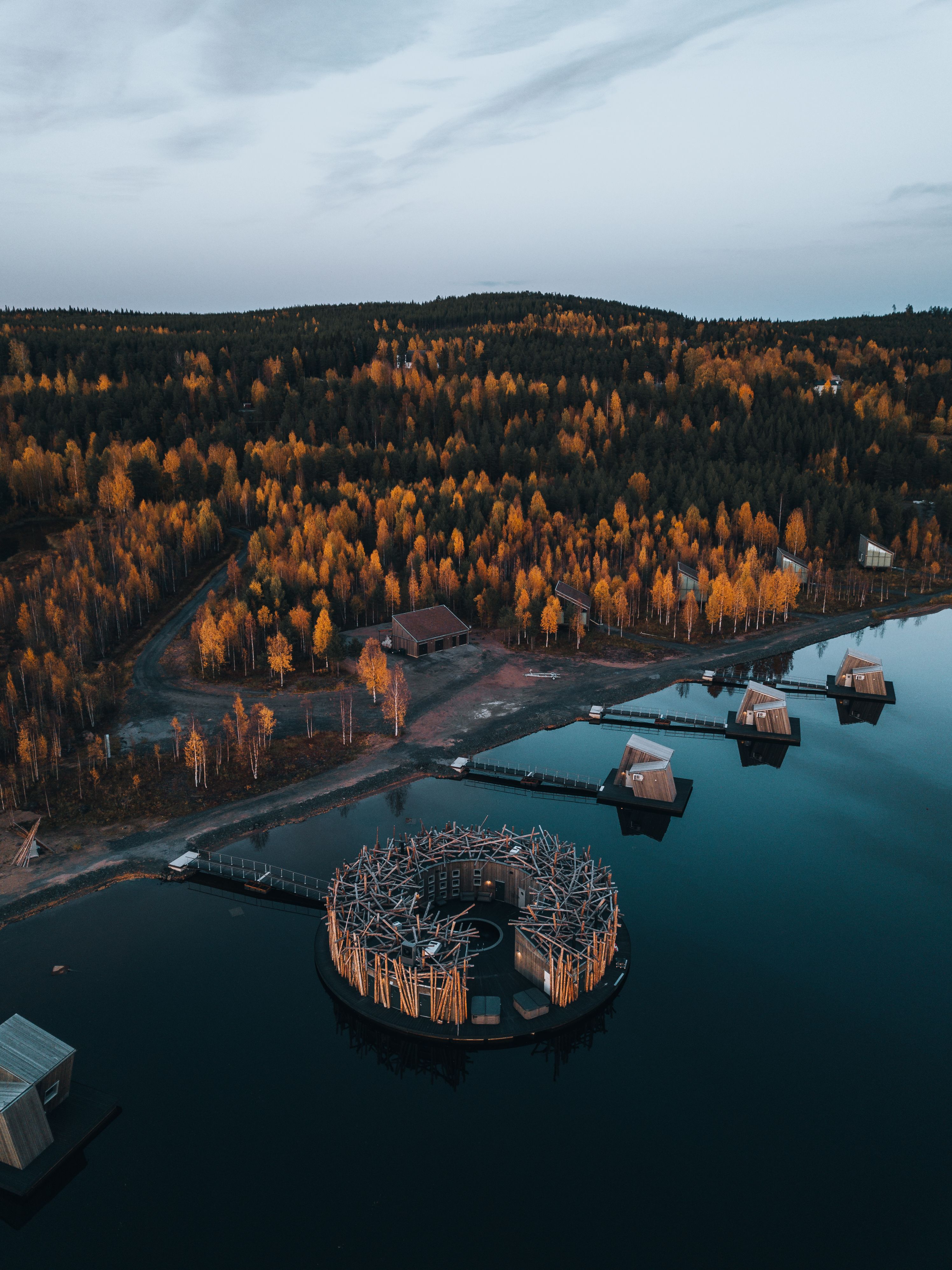 Aerial View of a Lake · Free Stock Photo