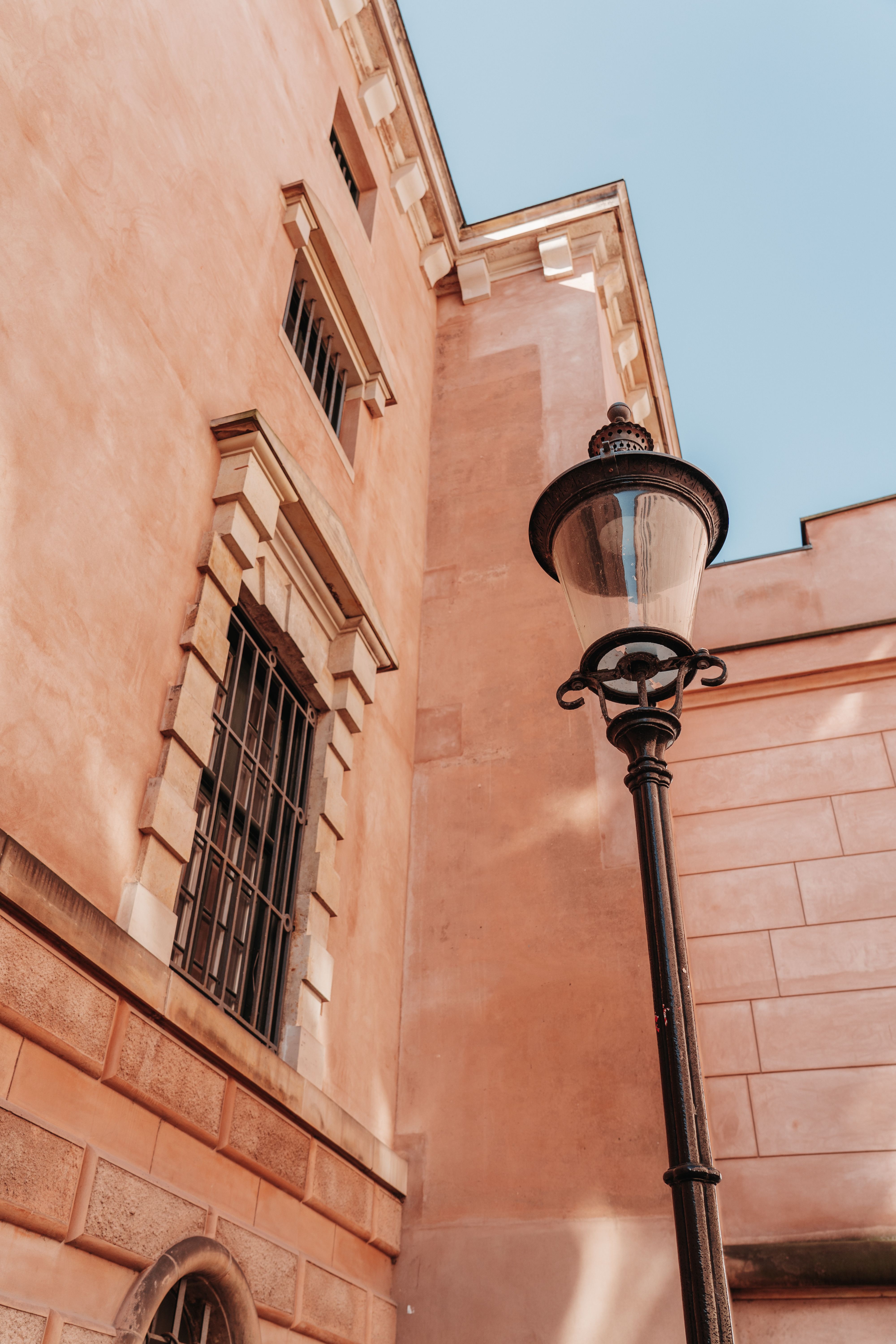 Lantern next to a Classic Building · Free Stock Photo