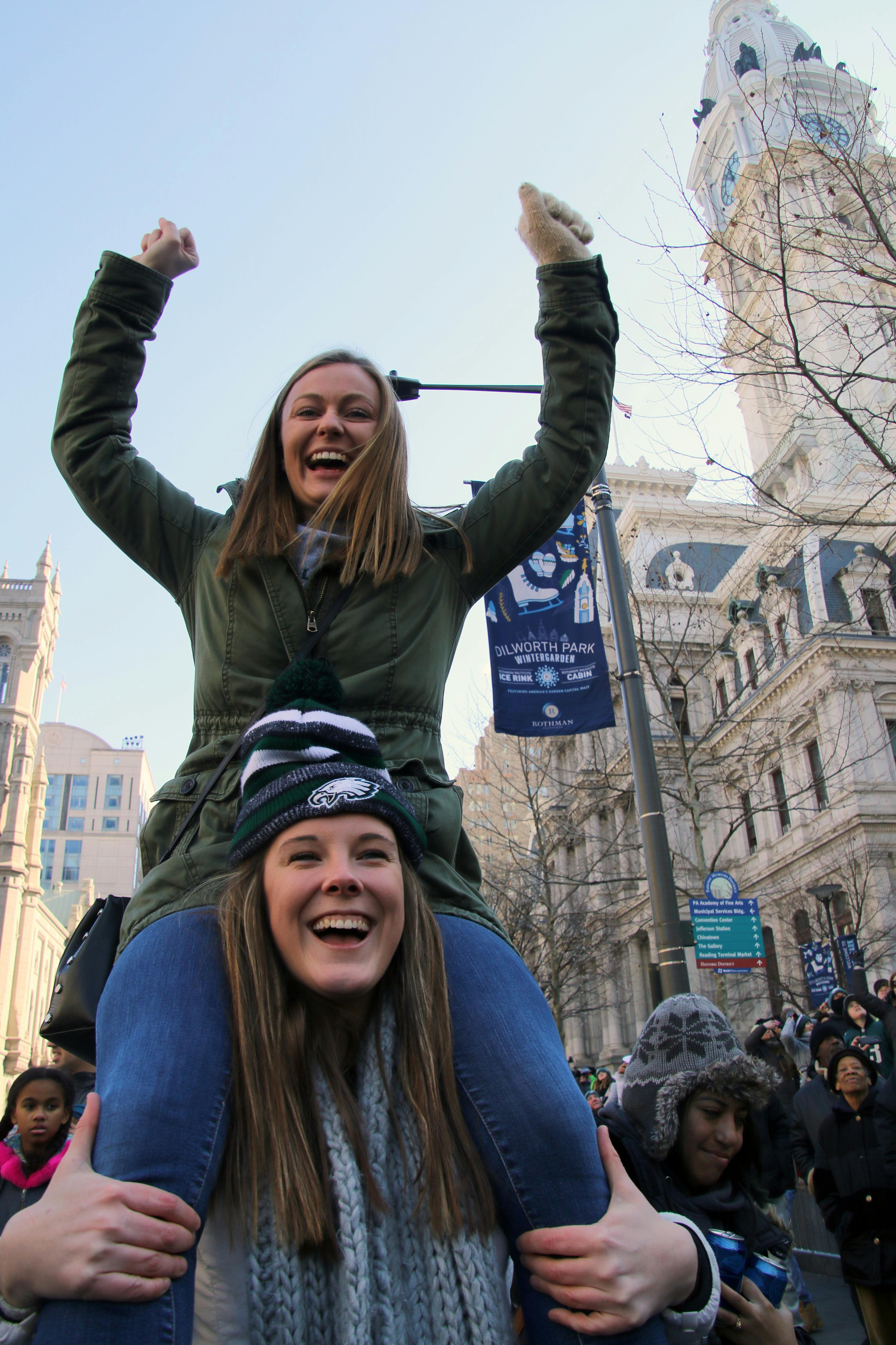 Women Posing on Parade · Free Stock Photo