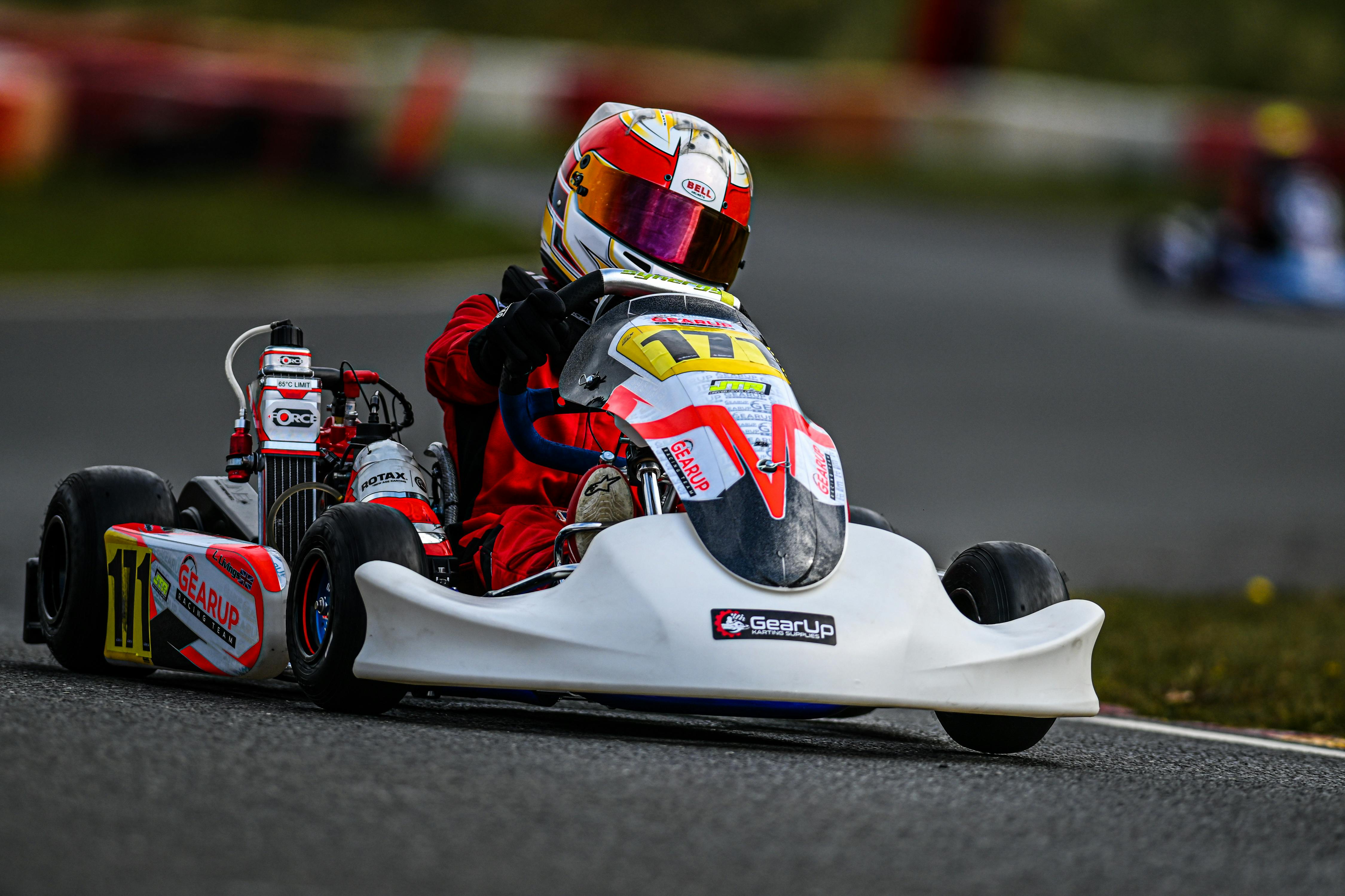 Driver in Kart during Race · Free Stock Photo