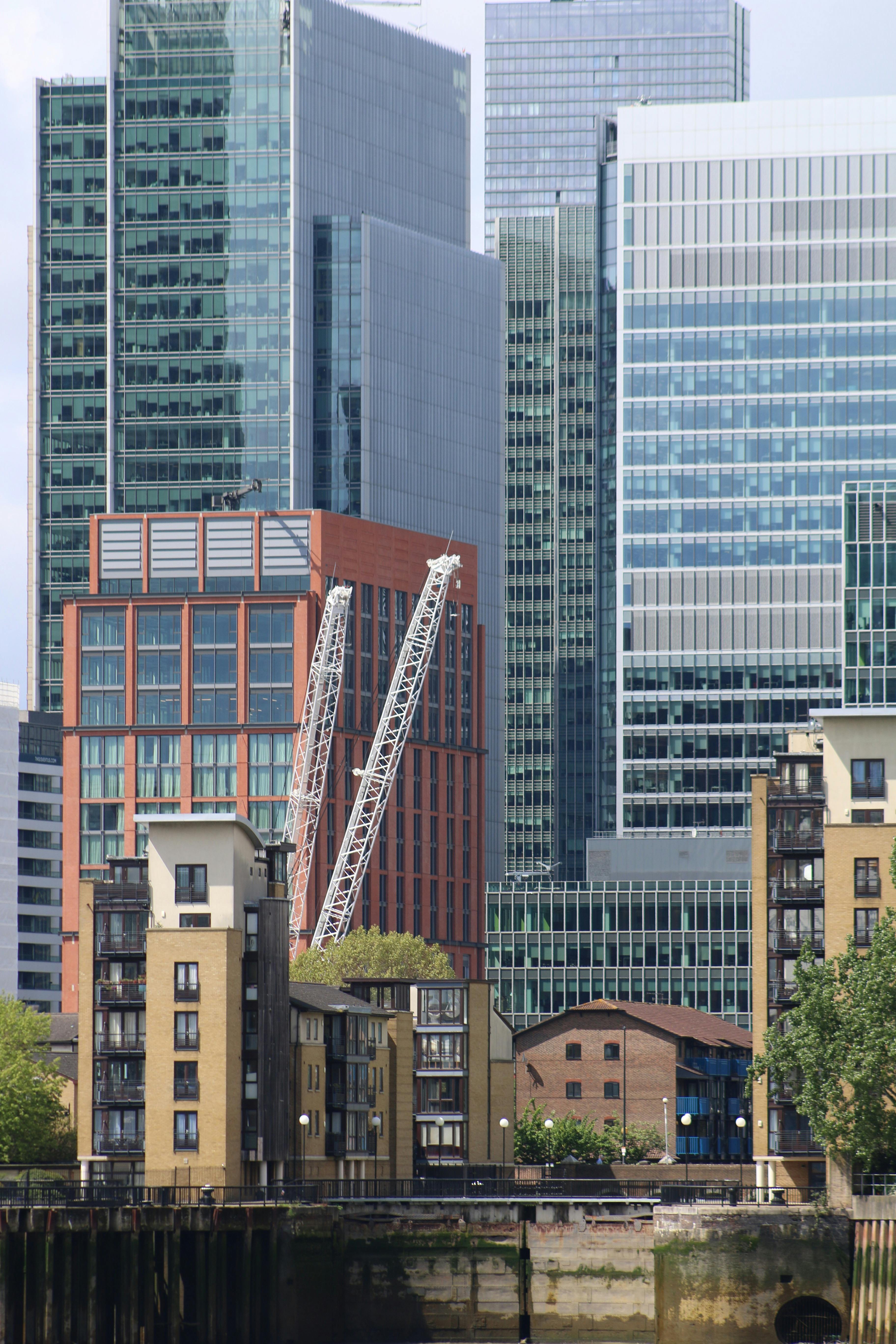 Impressive Skyscrapers District of Suzhou City with Gate of the Orient ...