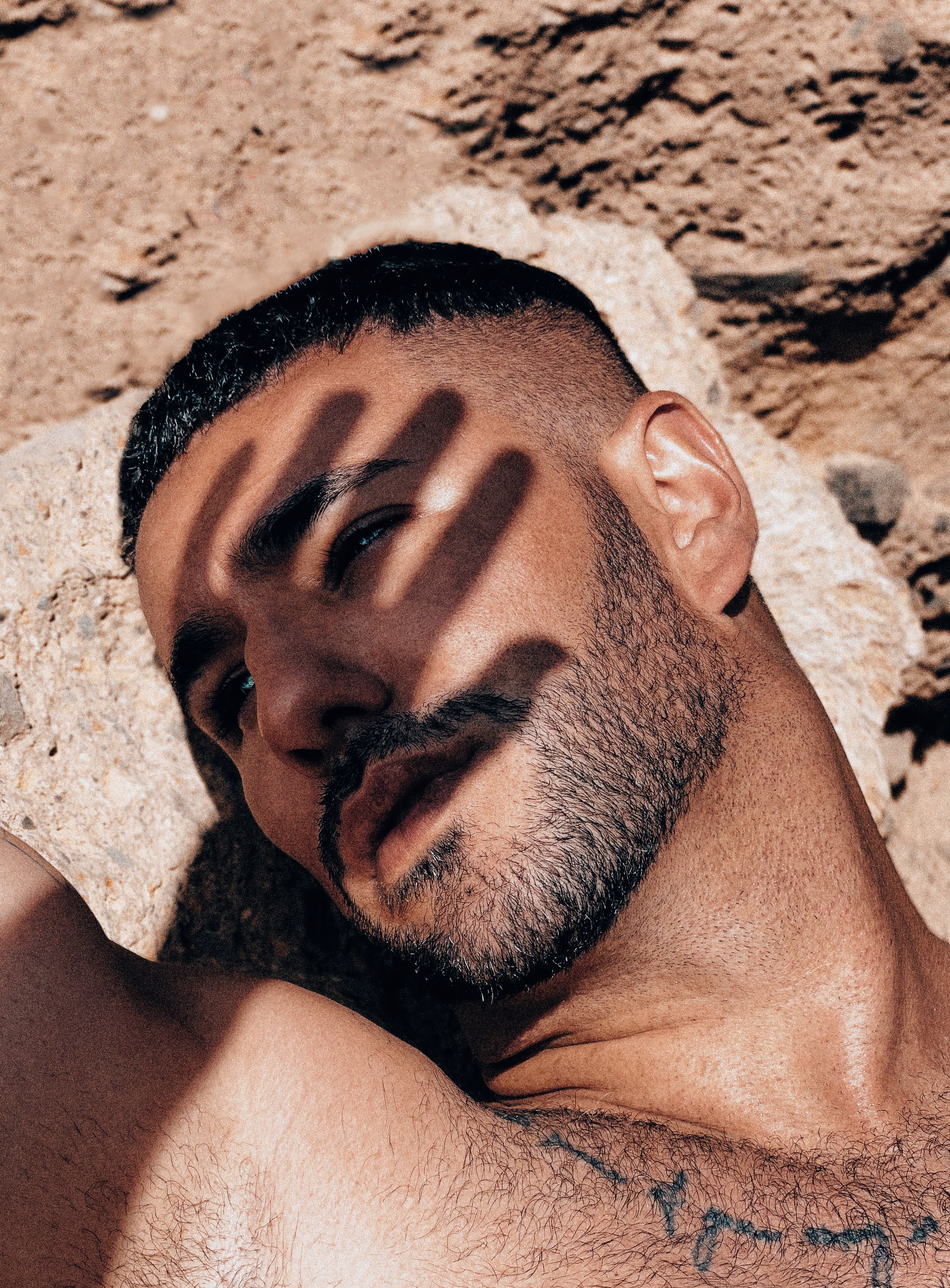 Man Hand Shadow on Face · Free Stock Photo