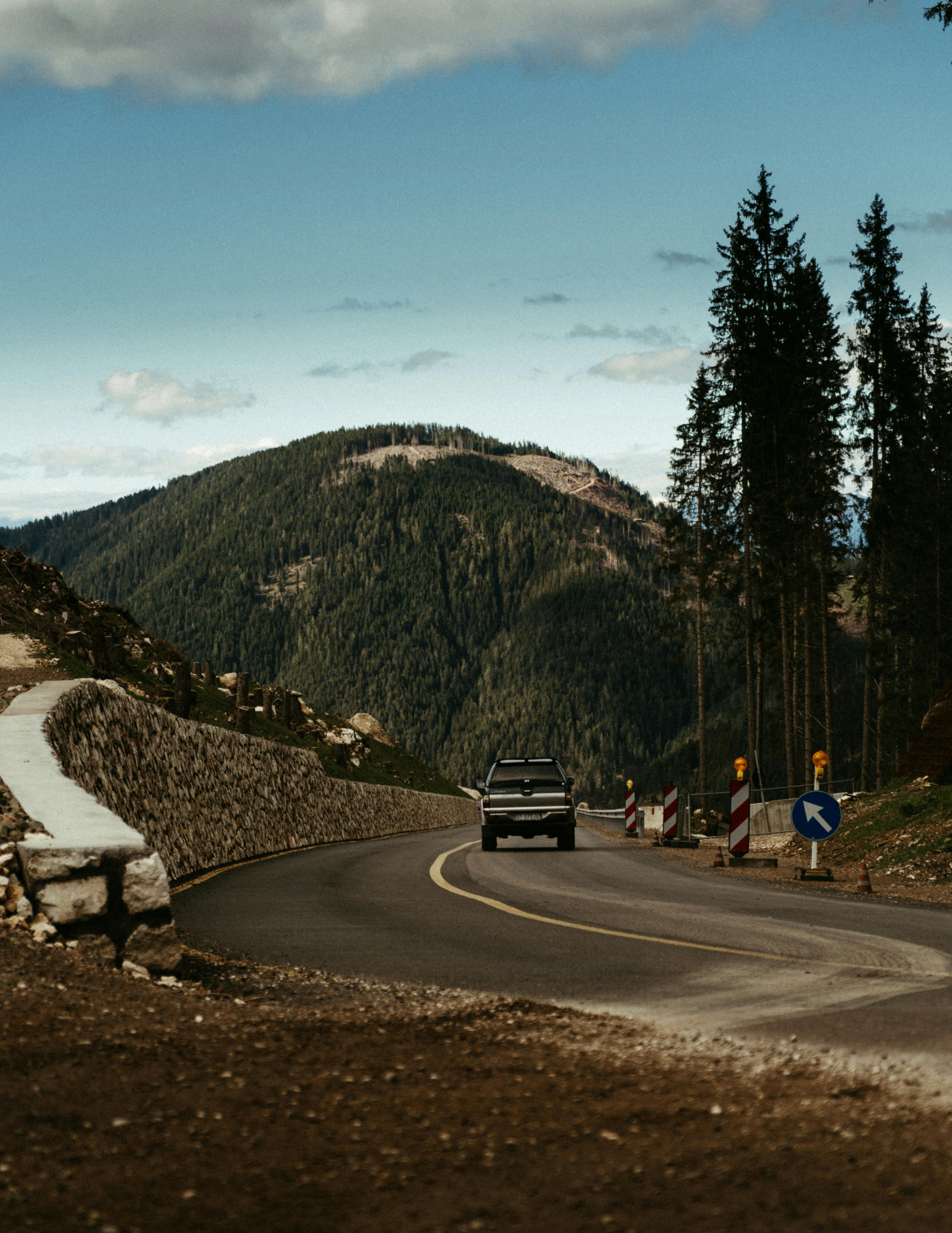 Car on Road in Mountains · Free Stock Photo