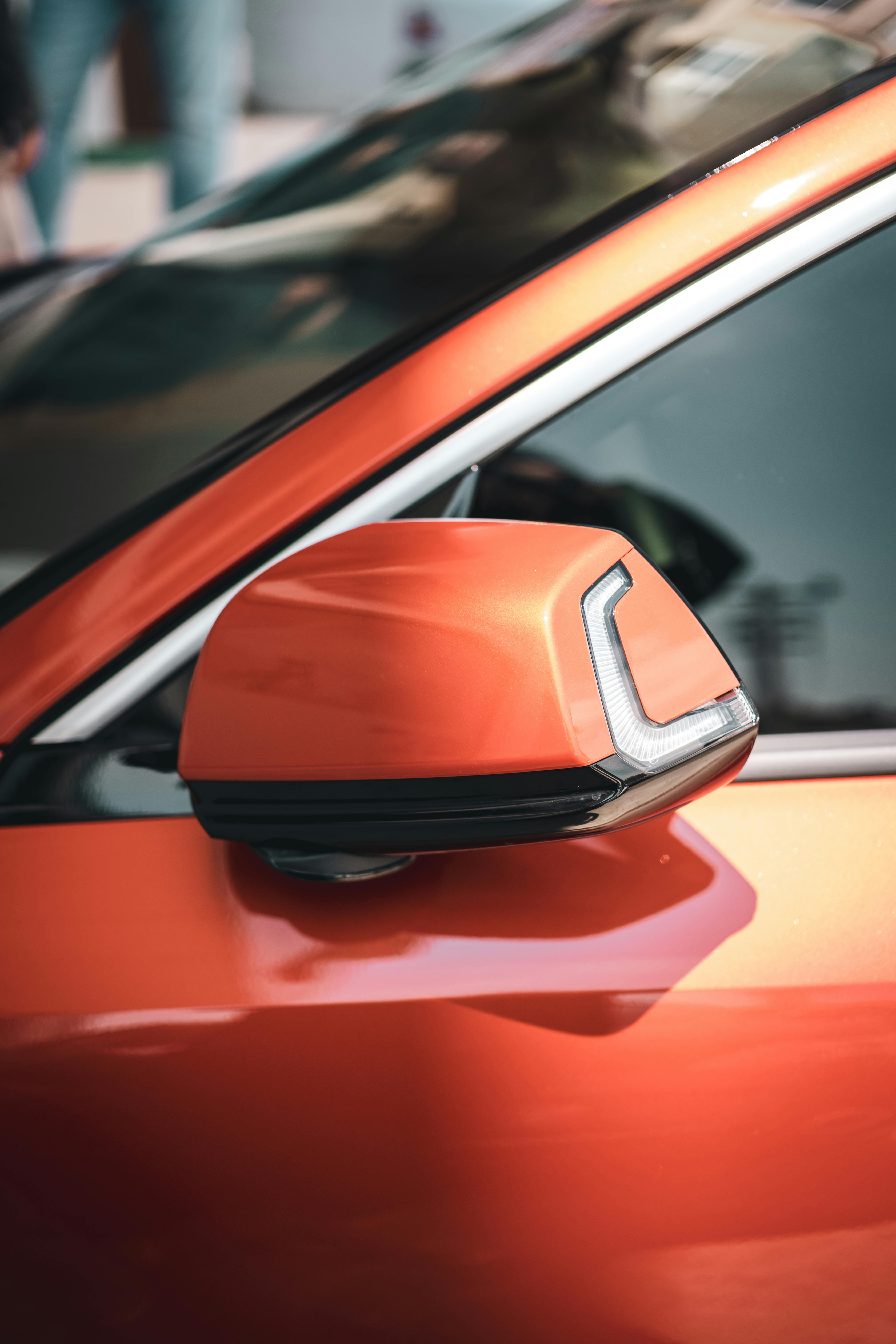 Shiny red body of retro car · Free Stock Photo