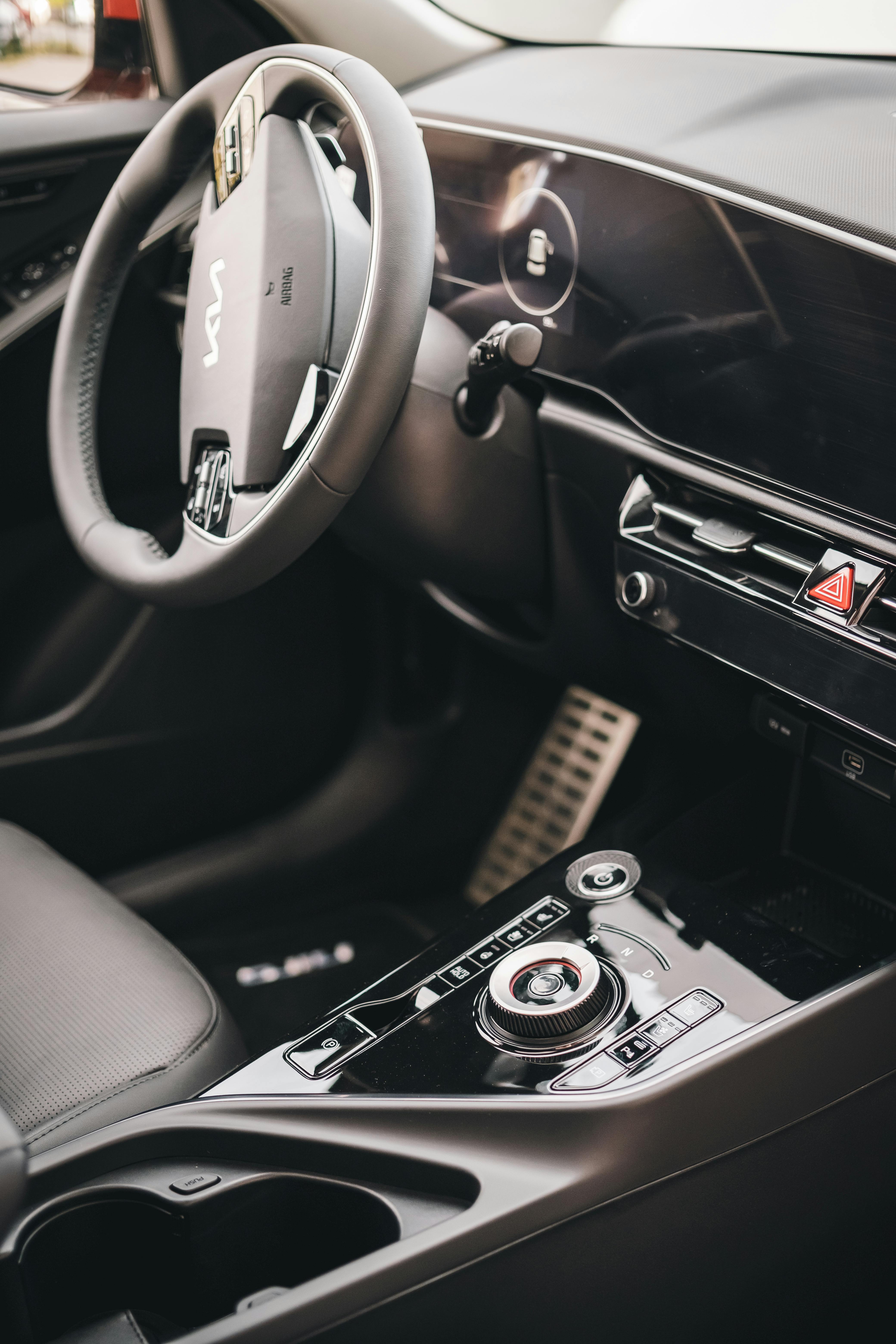 Car Interior with Leather Upholstery · Free Stock Photo