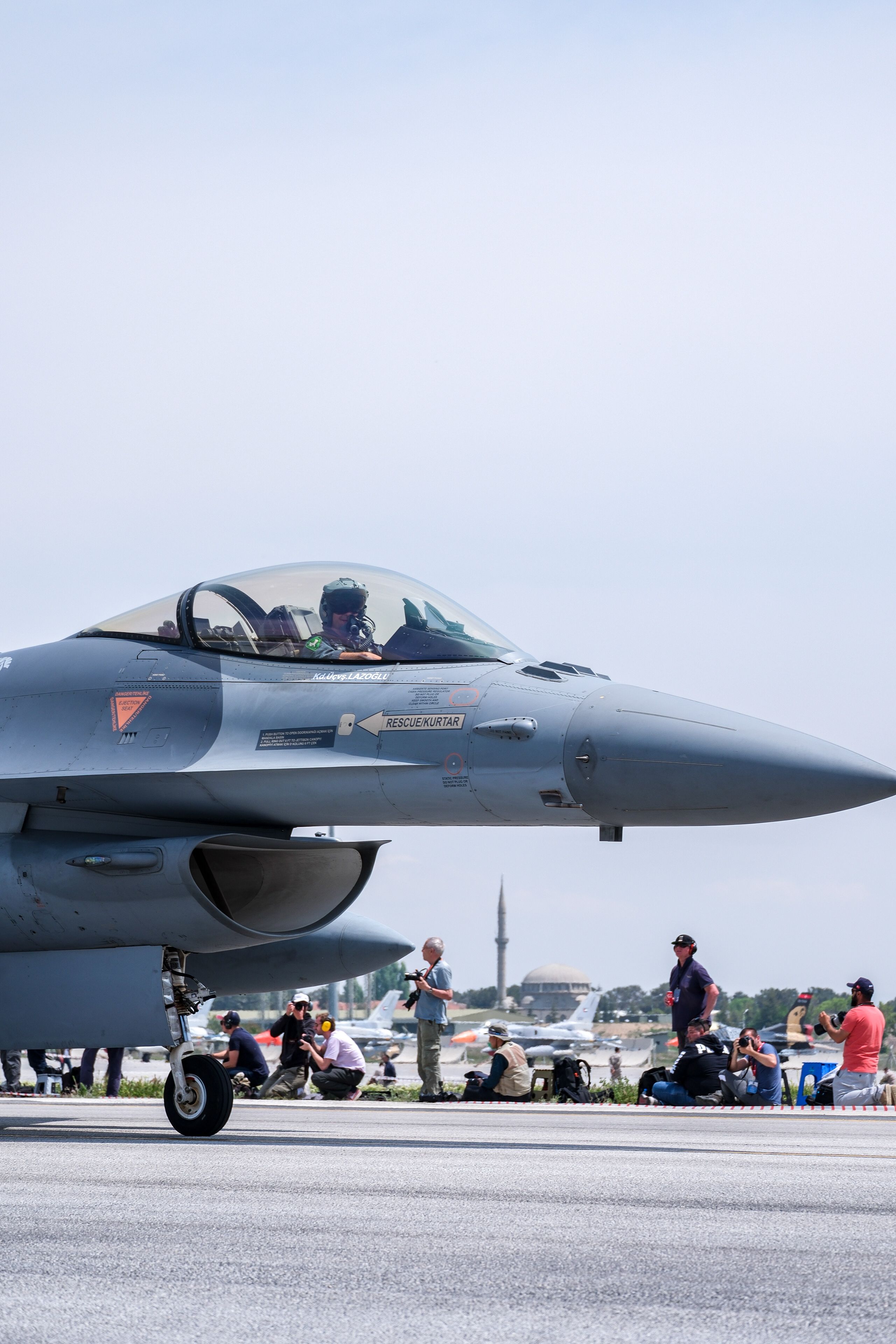 A Military Aircraft on a Runway · Free Stock Photo